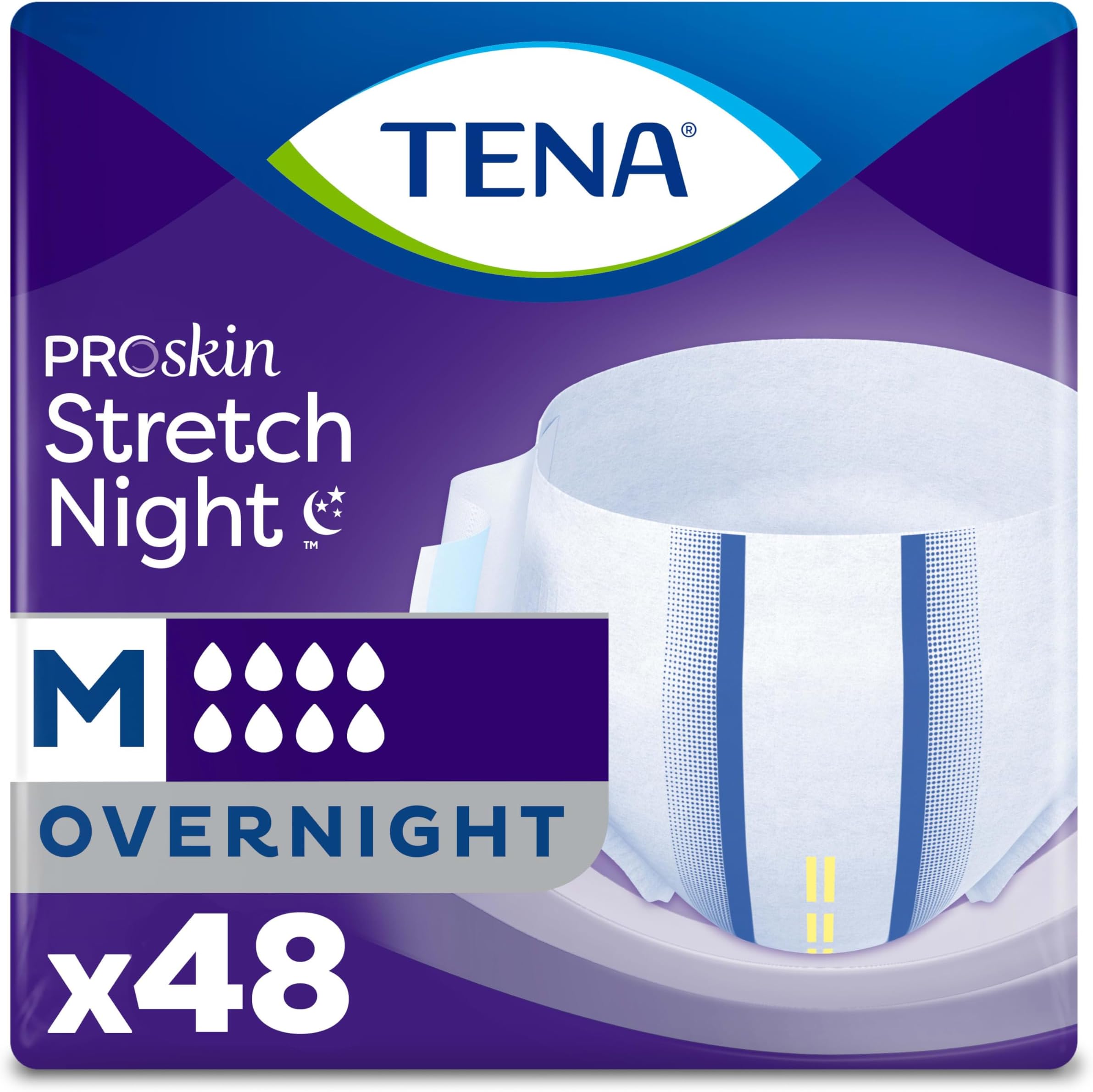Amazon.com: TENA ProSkin Overnight Super Protective Incontinence ...