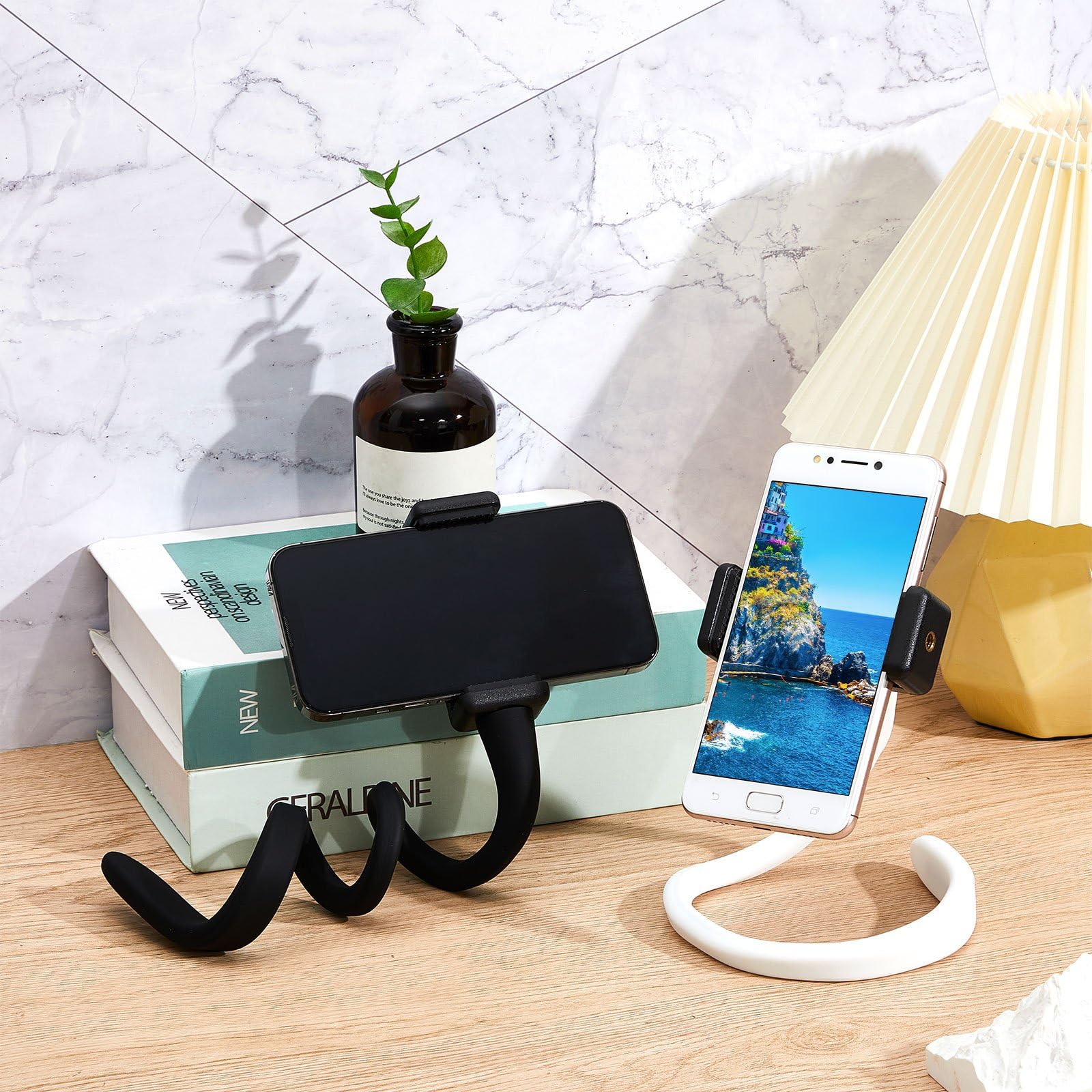 Snapklik.com : Amylove 2 Pcs Stroller Phone Holder Portable Cell Phone ...