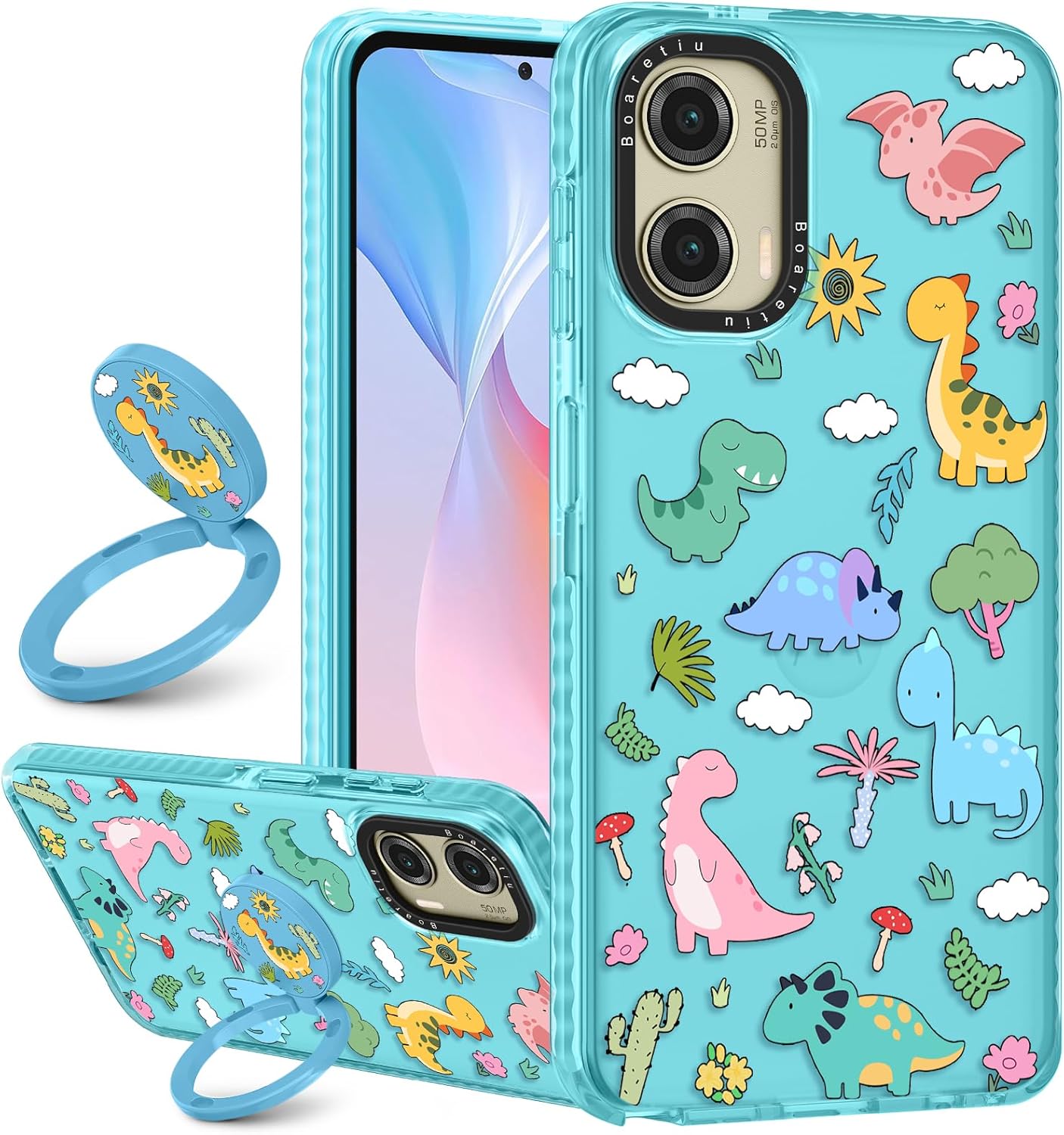 Amazon.com: Boaretiu Cute Kawaii for Moto G Stylus 5G 2024 Case with ...