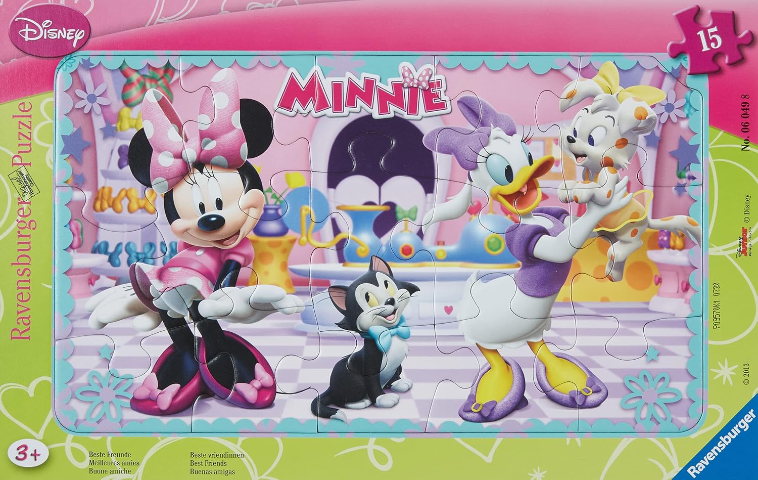 Ravensburger 060498 - Minnie - Disney 15 teilige Rahmenpuzzle: Amazon ...