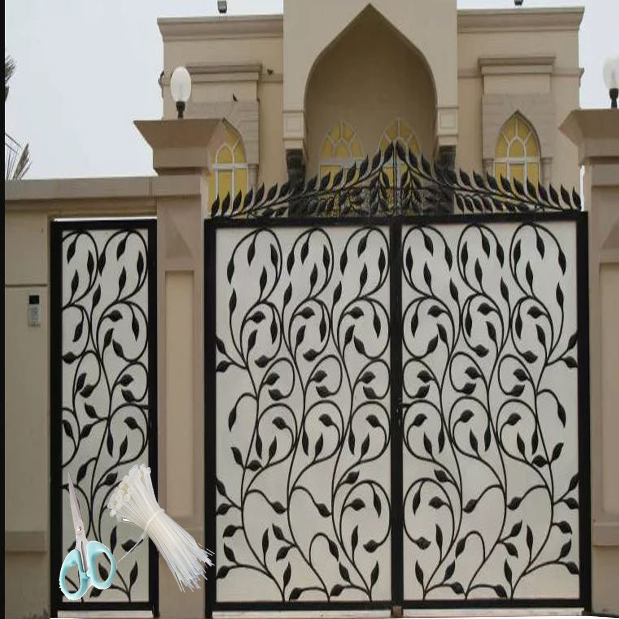 Tavasya Uv Resistant 5 X 5 Feet Pvc Gate Sheet | Desertcart UAE