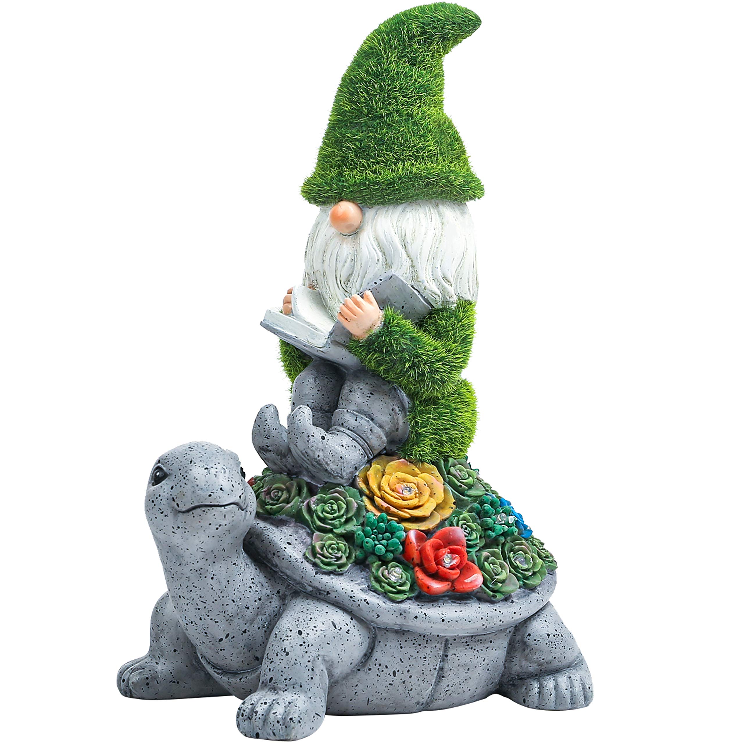 Amazon.com: Garden Statue Gnome Cute - Large Outdoor Gnome Statue ...
