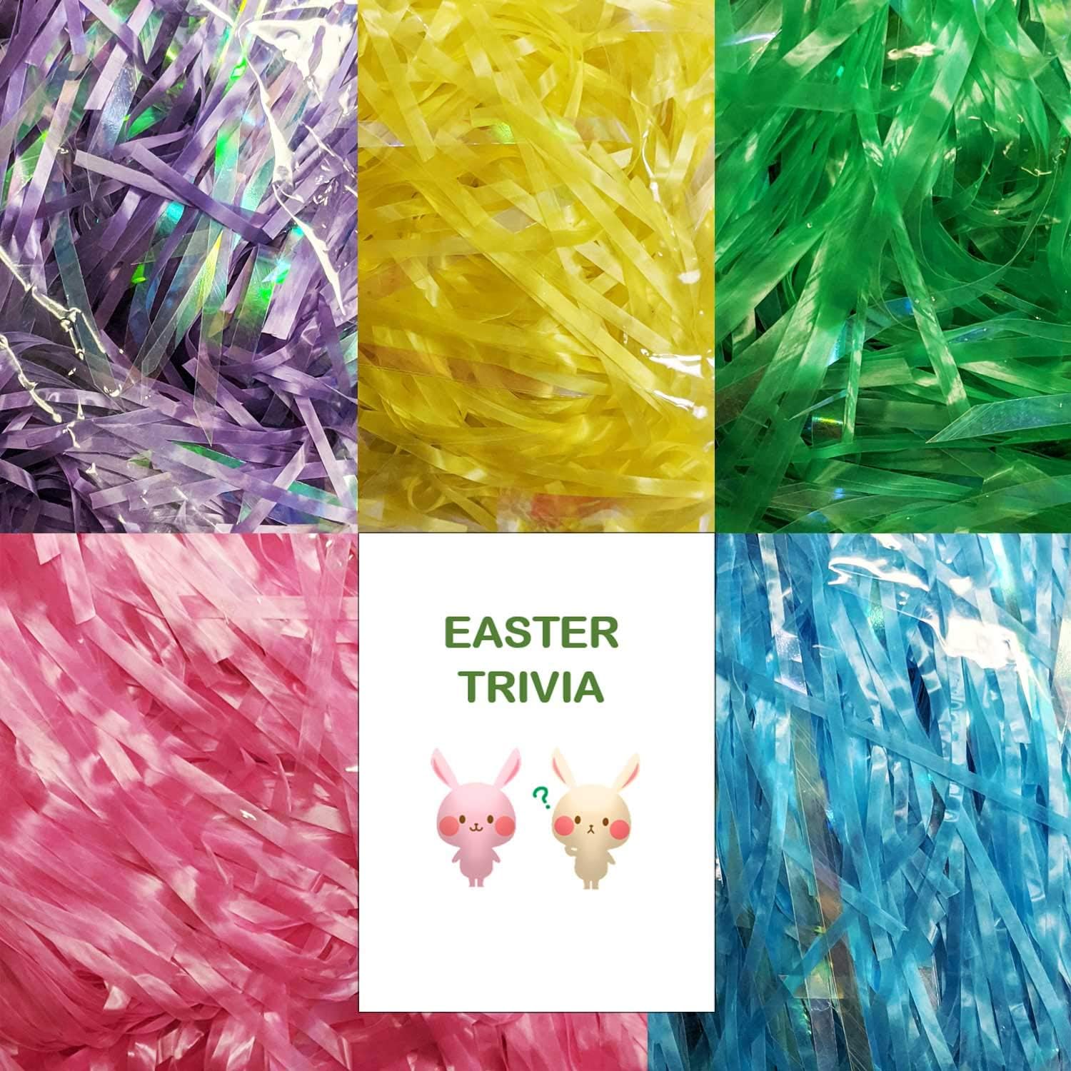 Amazon.com: Iridescent Easter Grass Shred for Egg Basket Filler ...