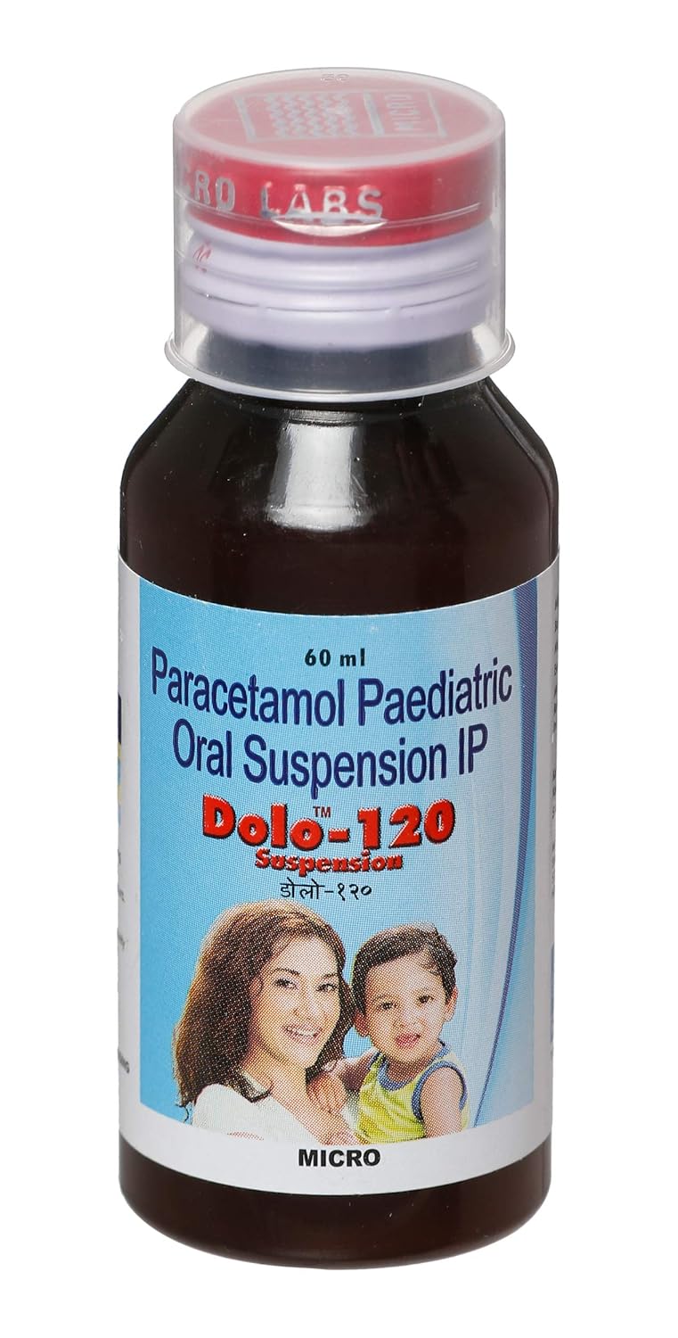 Buy Dolo 120mg Suspension 60ml Online at Low Prices in India - Amazon.in