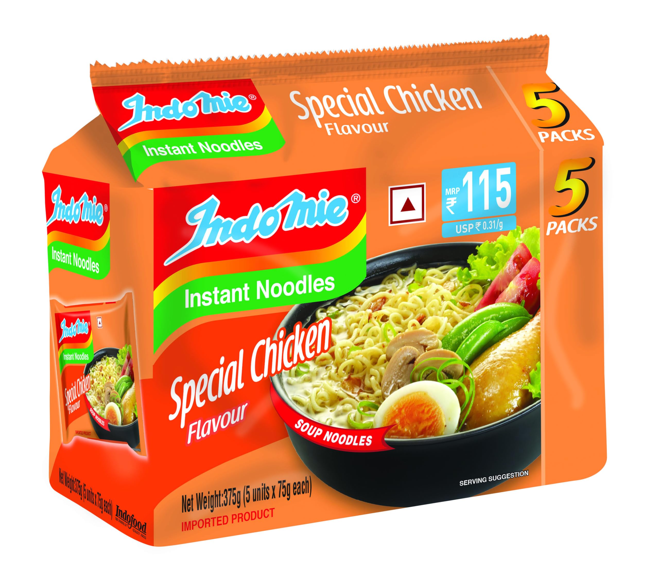 Indomie Instant Noodles Special Chicken Flavour - Confezione da 40, 3 ...