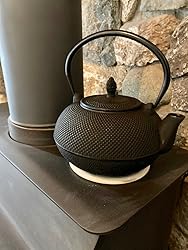 Amazon.com: Old Dutch Cast Iron Saga Teapot, 11-Ounce, Black: Tetsubin ...