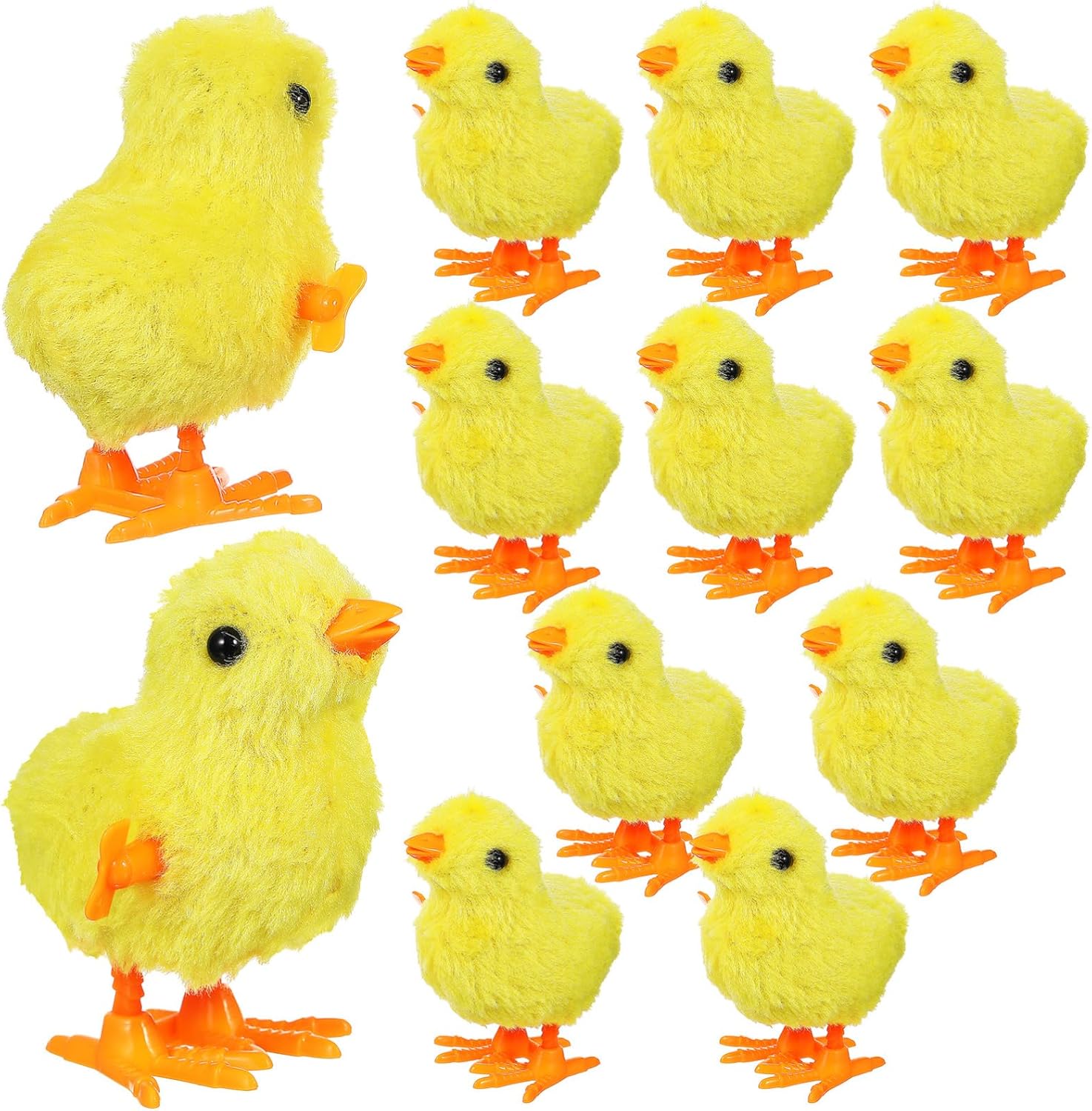 Amazon.com: IMIKEYA 12PCS Wind Up Chicks Toys: Wind-Up Chicken Toy ...