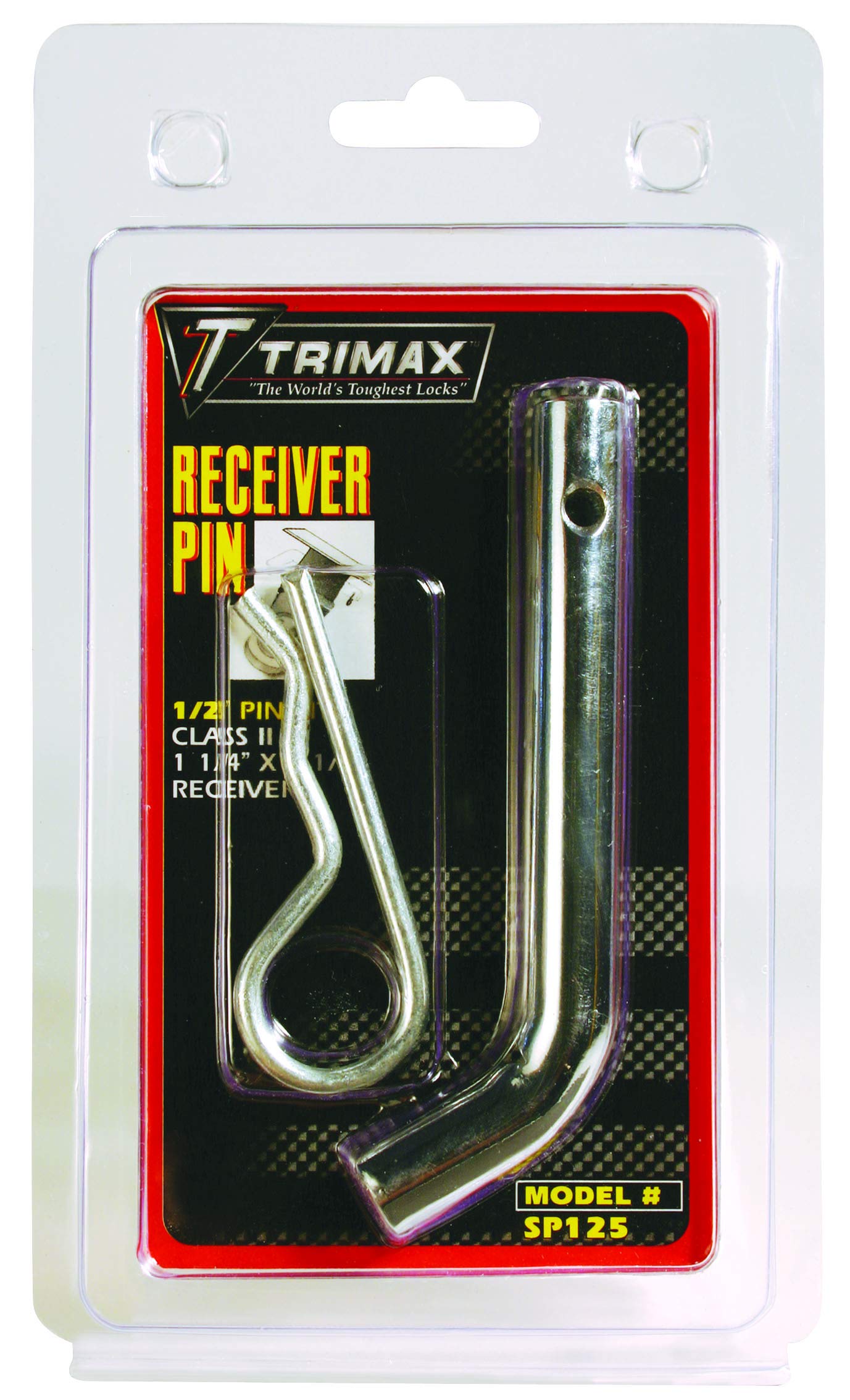 Snapklik.com : Trimax Deluxe 1/2 Dia Receiver Pin & Clip SP125