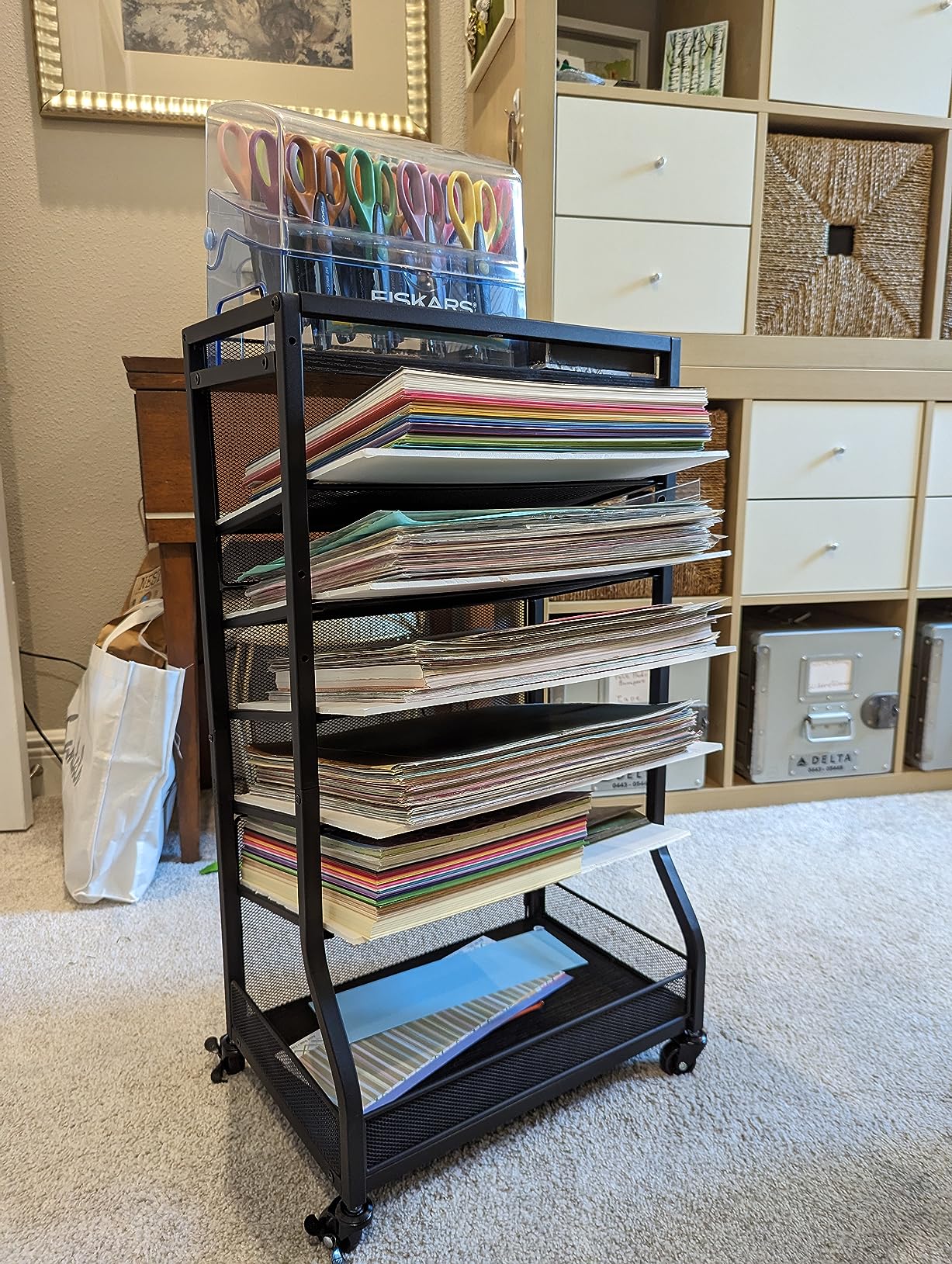 $8/mo - Finance ThreeHio 7 Tier File Organizer Beside Desk, Rolling ...