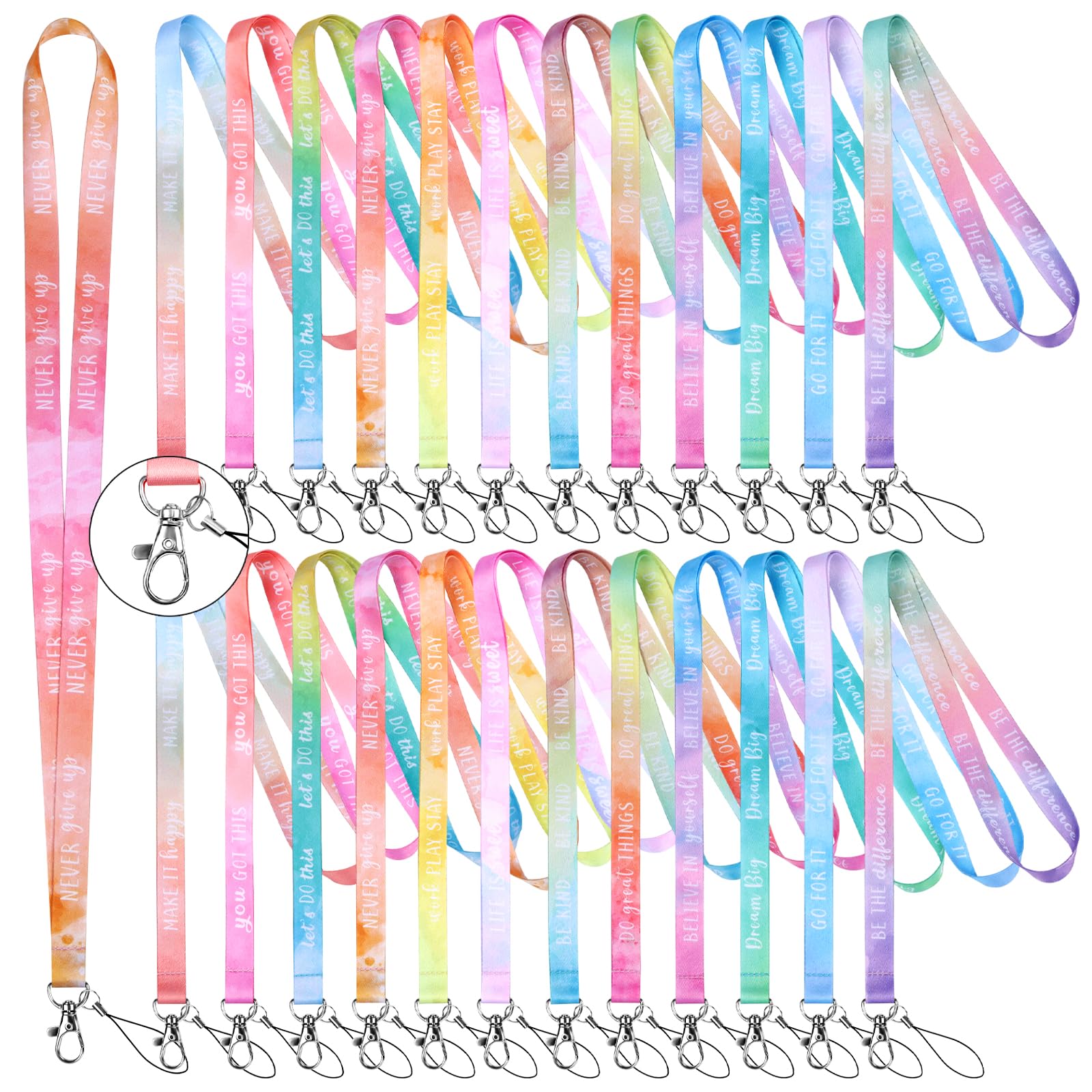 Amazon.com: Haiabei 24Pcs Motivational Inspirational Quotes Employee ...