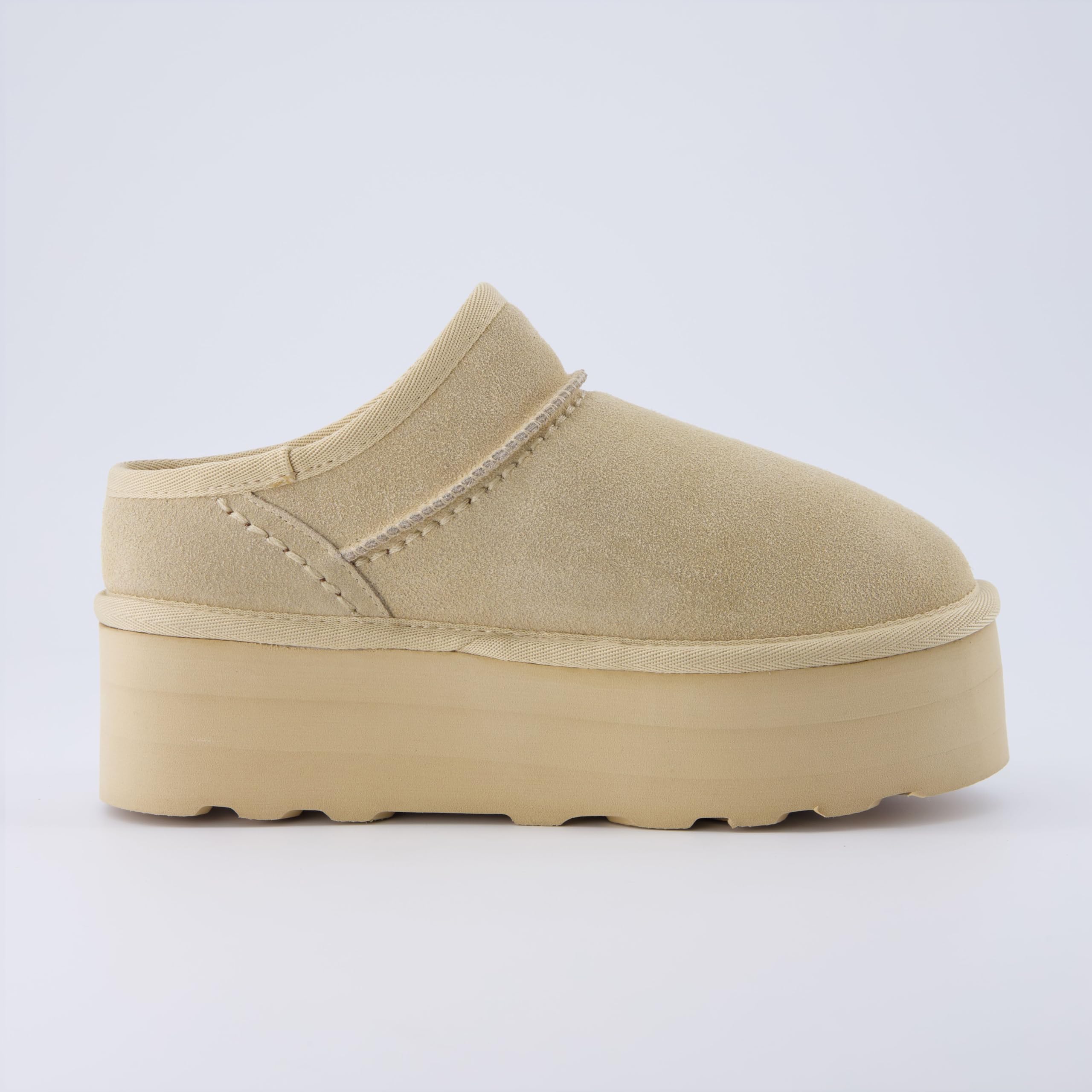 Snapklik.com : CUSHIONAIRE Womens Huggy Genuine Suede Cozy Mule ...
