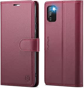 Amazon.com: FLIPALM Wallet Case for Samsung Galaxy A03S, RFID Blocking Credit Card Holder, PU ...