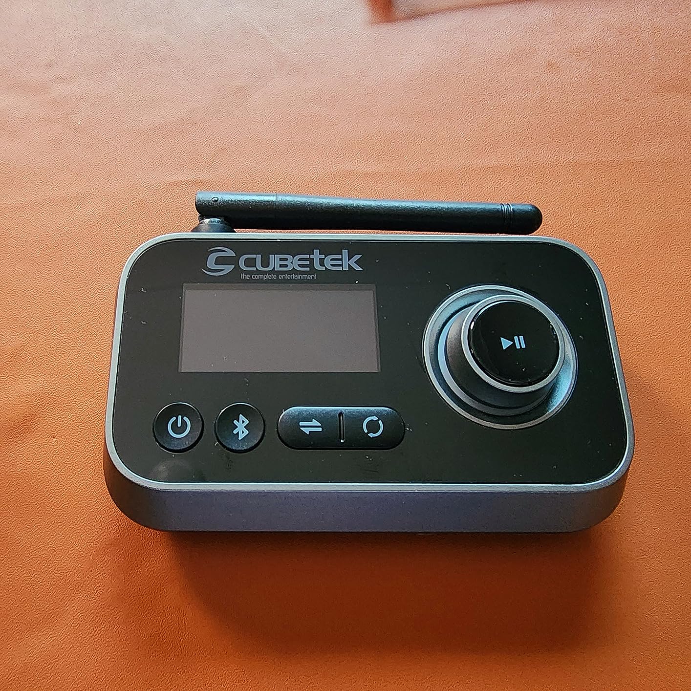Cubetek 3 in 1 LCD Display V5.0 Bluetooth Transmitter Receiver, Bypass ...
