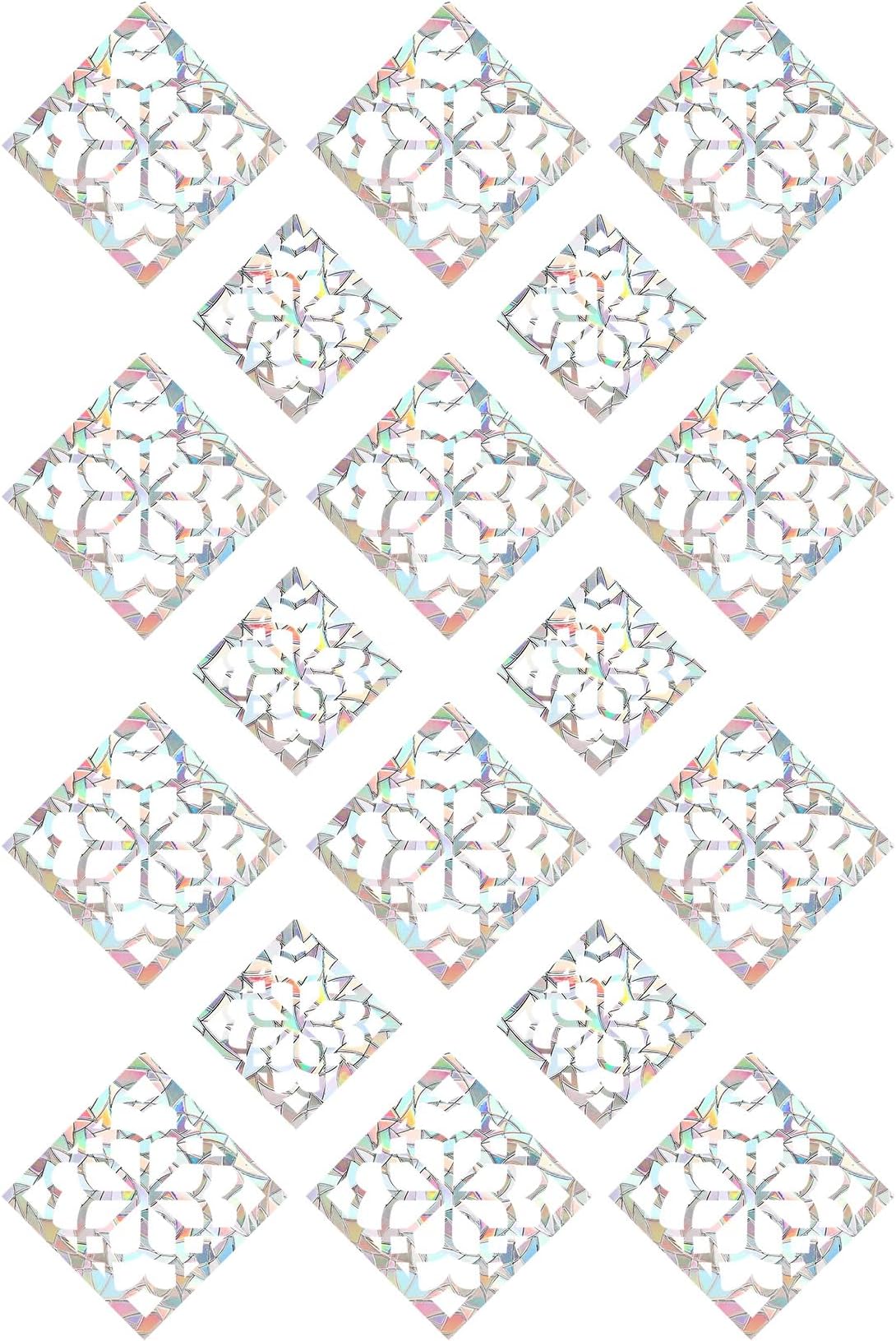 Amazon.com: Bird Strike Prevention for Windows, 18PCS Square Shape Bird ...