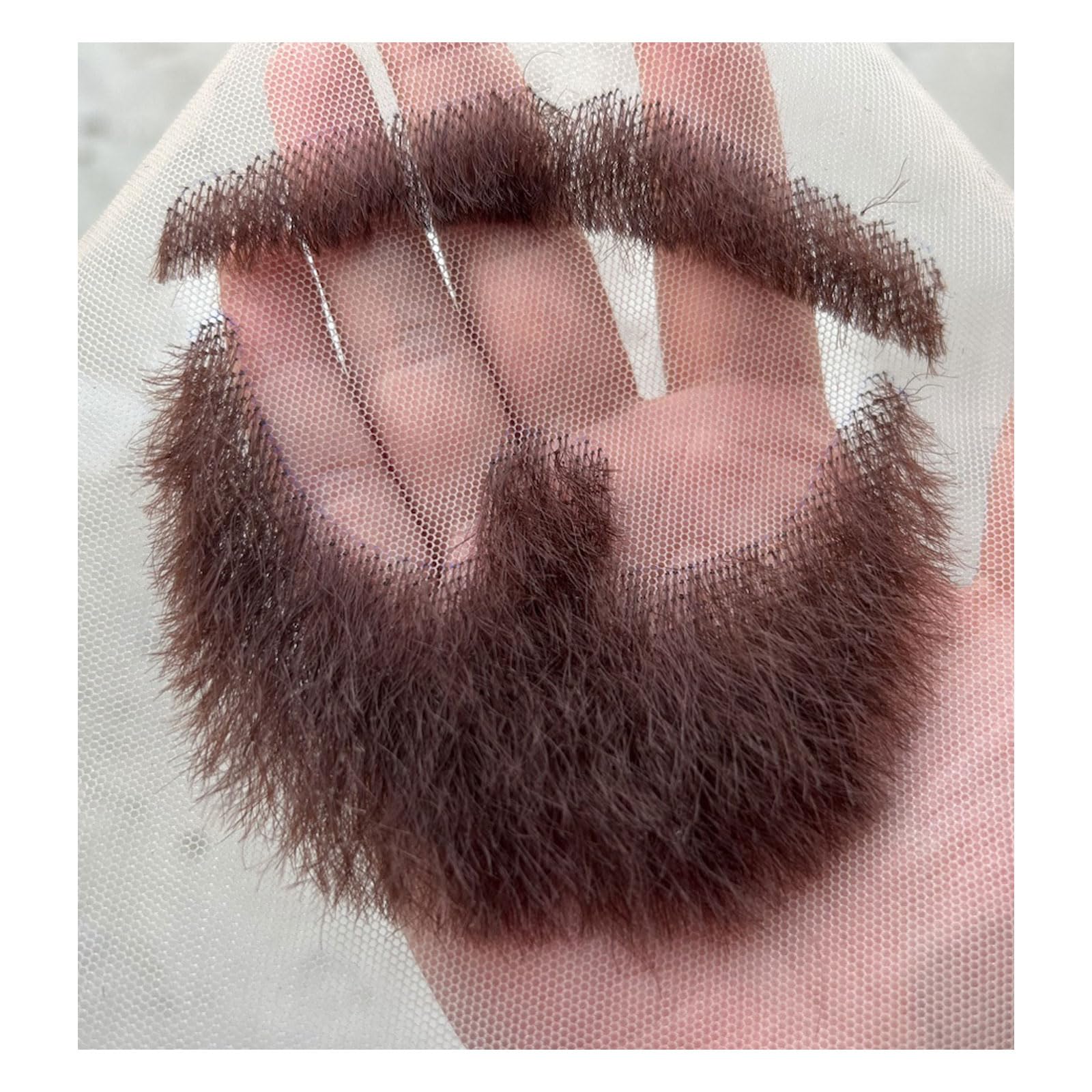 Amazon.com: Adytom Soft Artificial Beard Lace Base 100% HandKnoted Fake ...