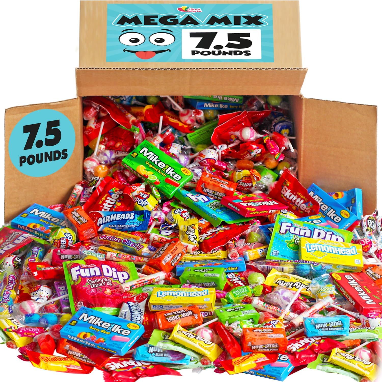 Amazon.com : Bulk Candy - 7.5 Pounds - Summer Camp Bulk Candy ...
