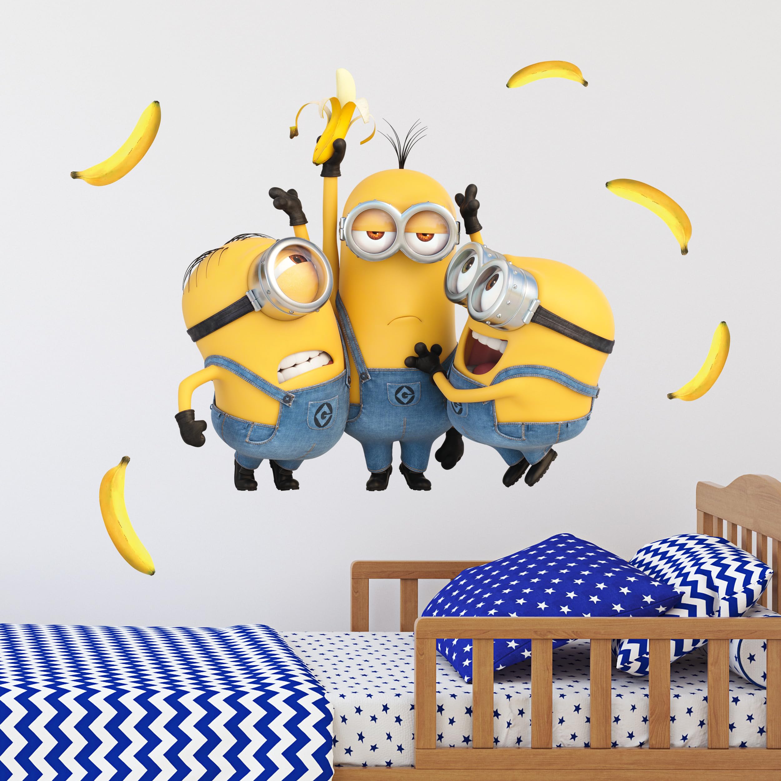 Amazon.com: Despicable Me Minions Wall Decals - Bob, Kevin, Stuart ...