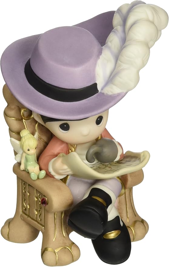 Amazon.com: Precious Moments, Disney Captain Hook with Tinker Bell ...