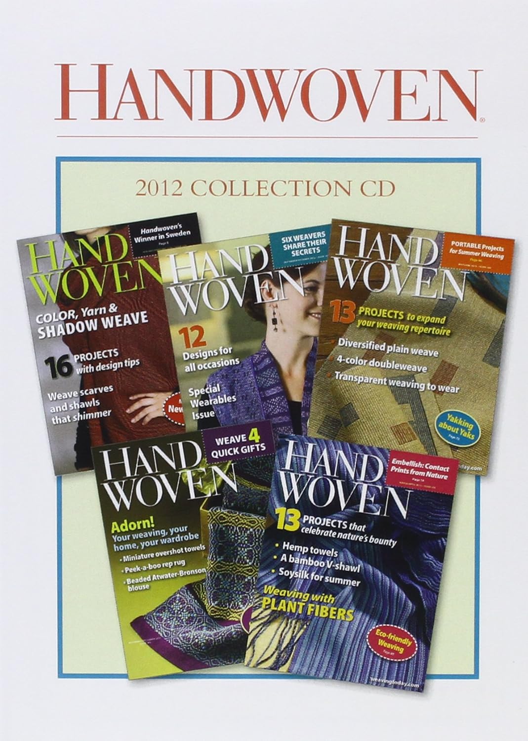 Amazon.com: Handwoven 2012 Collection Cd: 9781620333426: Interweave: Books