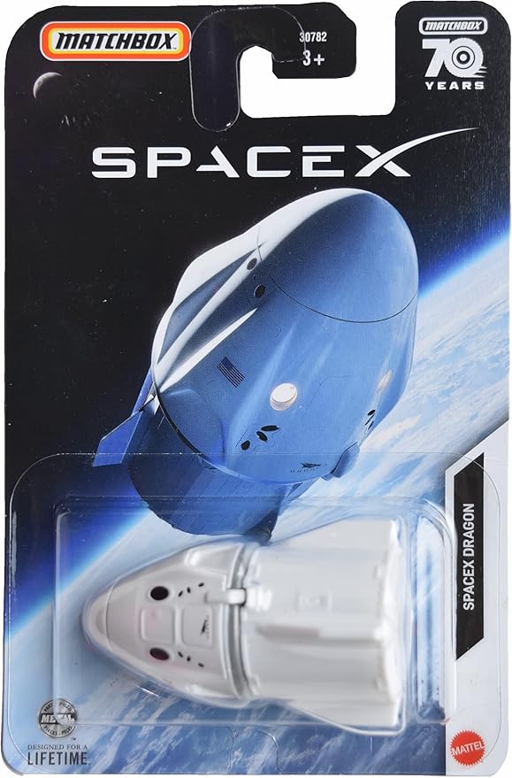 Amazon.com: Matchbox Spacex Dragon, White : Arts, Crafts & Sewing