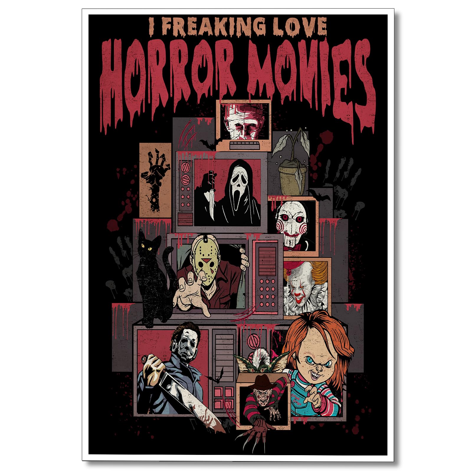 Classic Horror Movie Posters Wallpaper