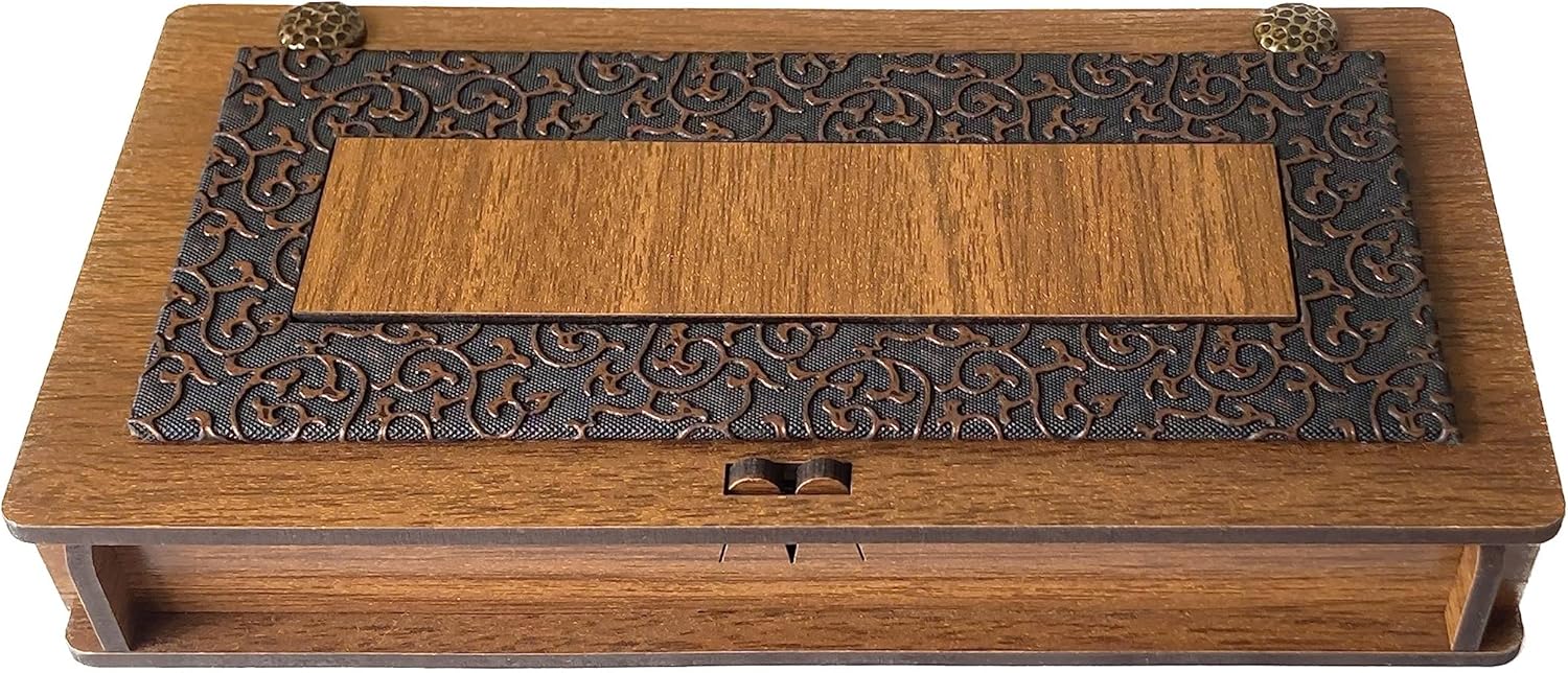 Amazon.com: EPSUNT Luxury Wooden Pencil Case And Storage Box For Office ...