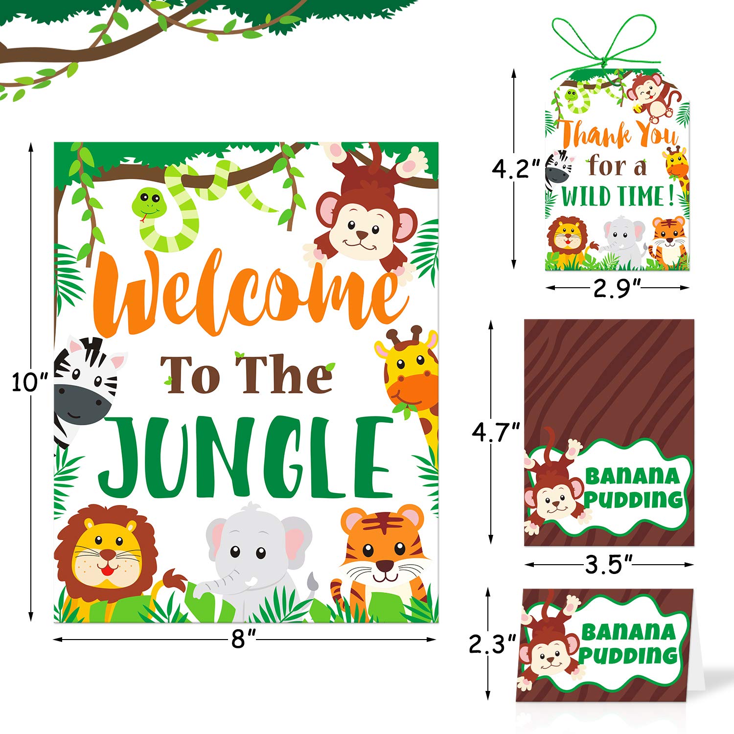 Jungle Safari Dessert Table F...B083GJ9N6K | Encarguelo.com