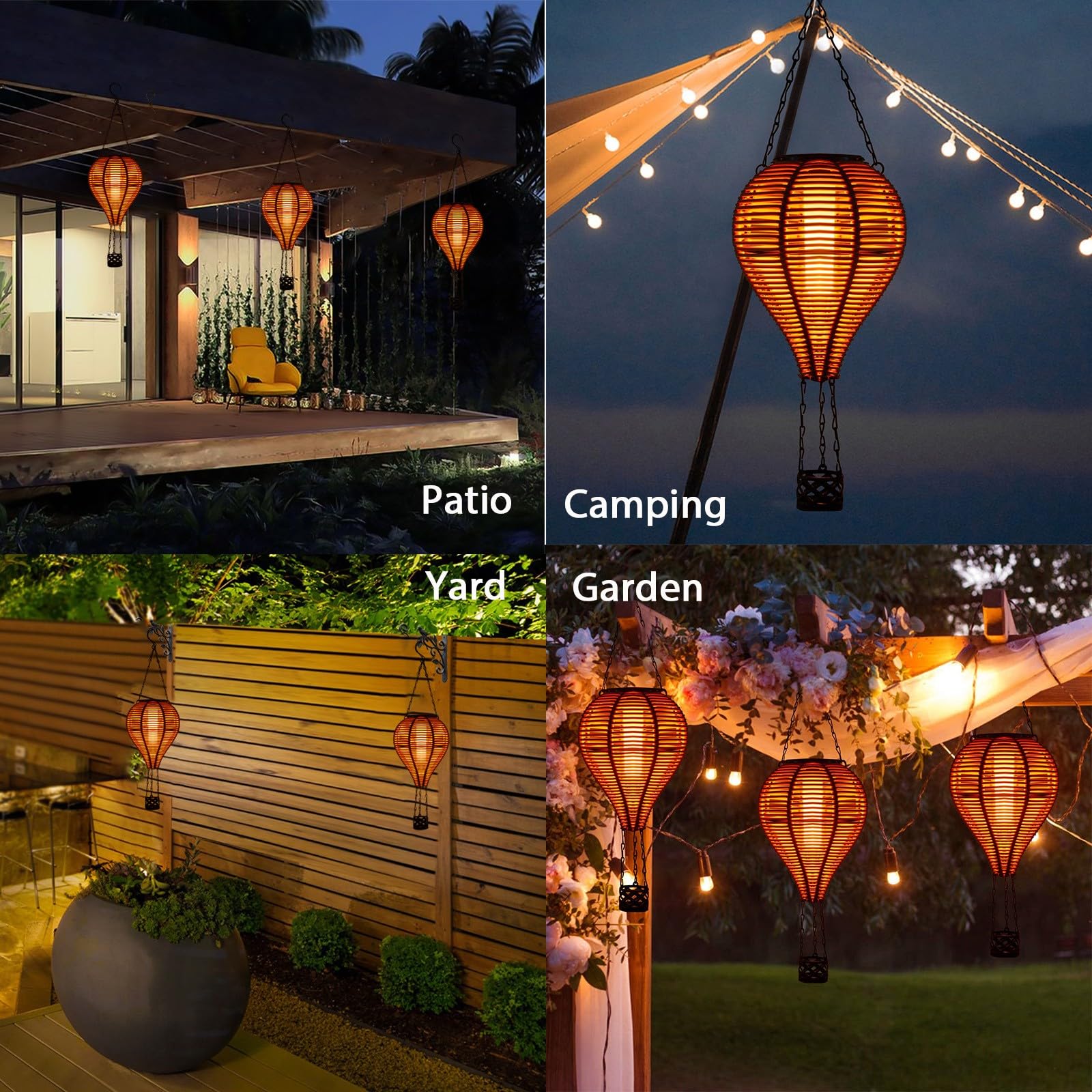 Solar Powered Farmhouse Lantern