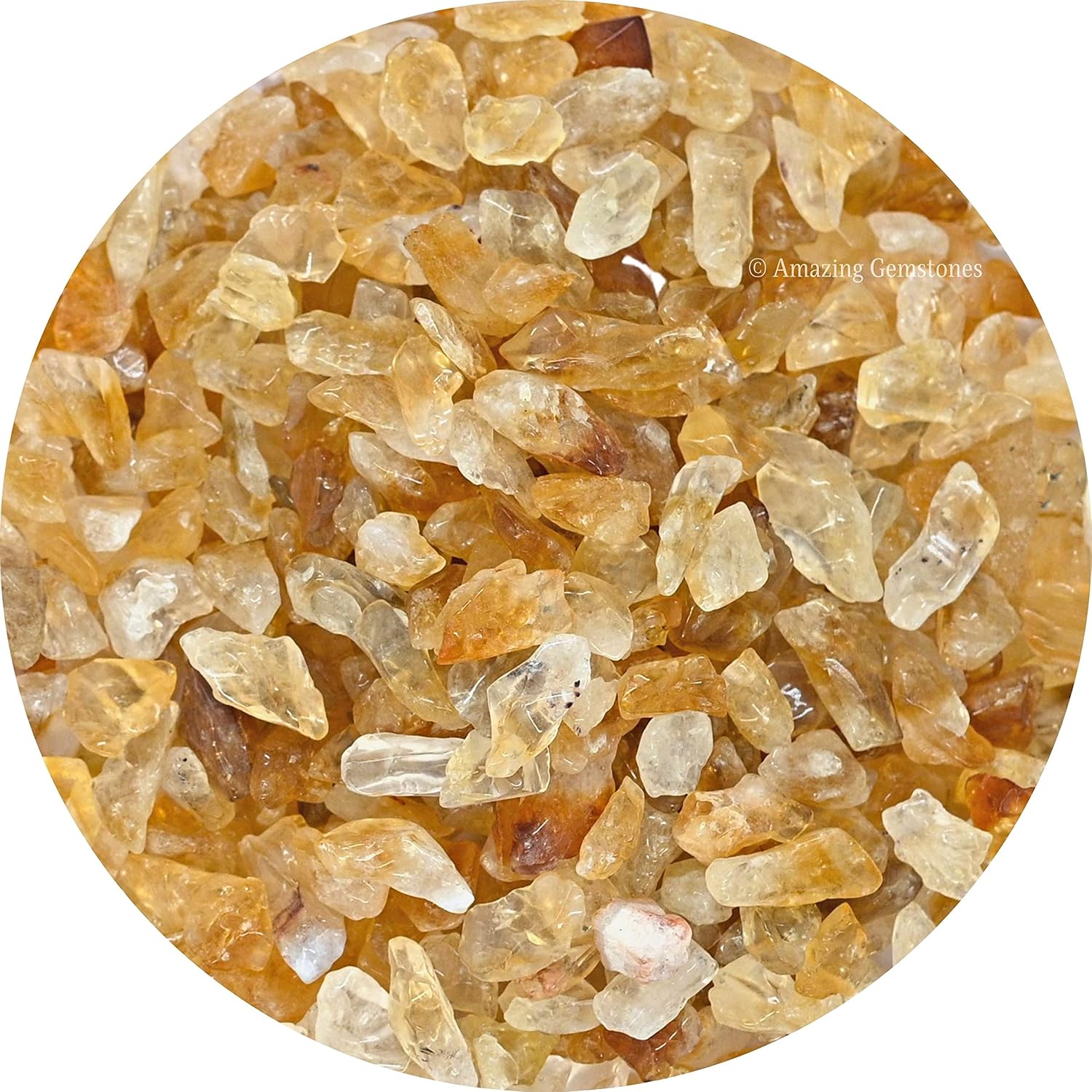 Amazon.com: Amazing Gemstone Citrine Crystal Chips Aquarium Gravel ...