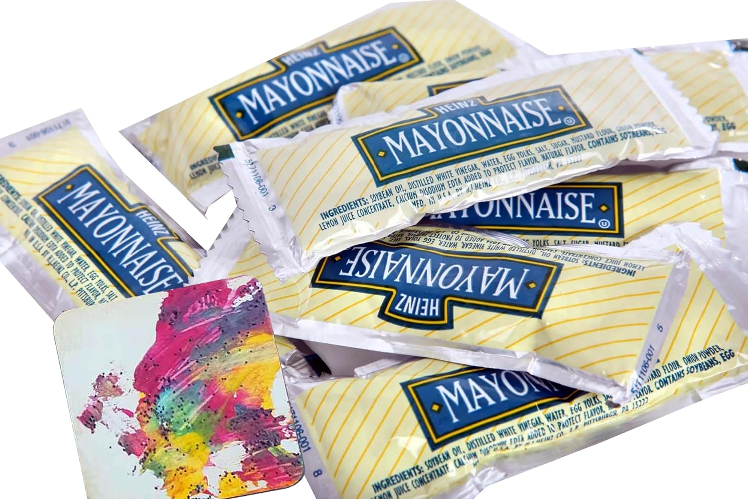 Heinz Mayonnaise Single Serve Packets of Mayo - 75 Count + a one of a ...