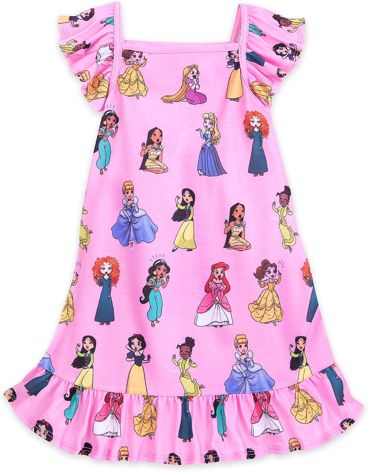 Amazon.com: Disney Princess Nightshirt for Girls Size 9/10 Multi ...