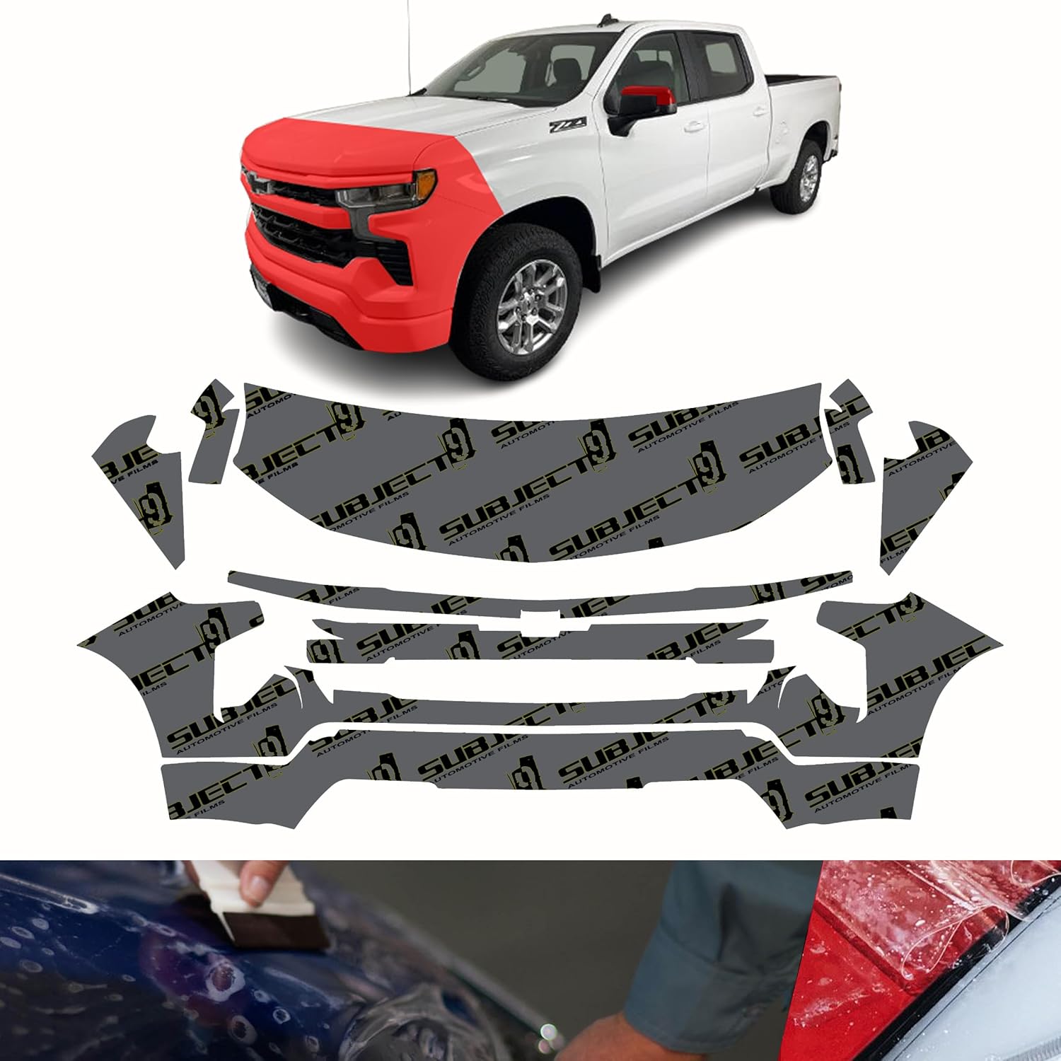 Amazon.com: Pre-Cut PPF Partial Front Paint Protection Film for ...