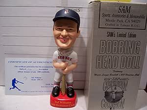 RARE 1994 SAM 500 HOME RUN CLUB TED WILLIAMS BOBBLEHEAD RED SOX #412 ...