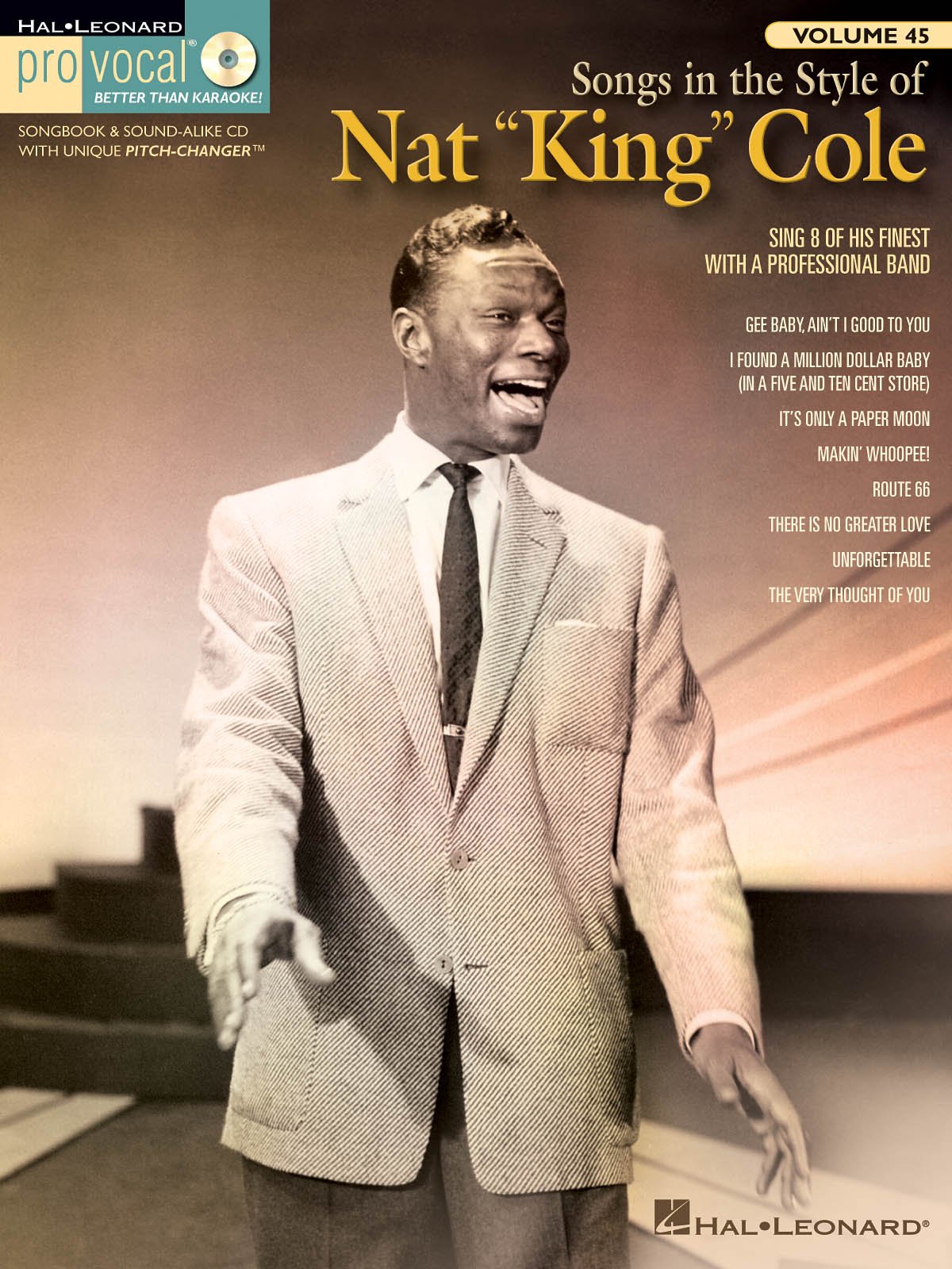 Songs in the Style of Nat "King" Cole: Pro Vocal Men's Edition Volume ...