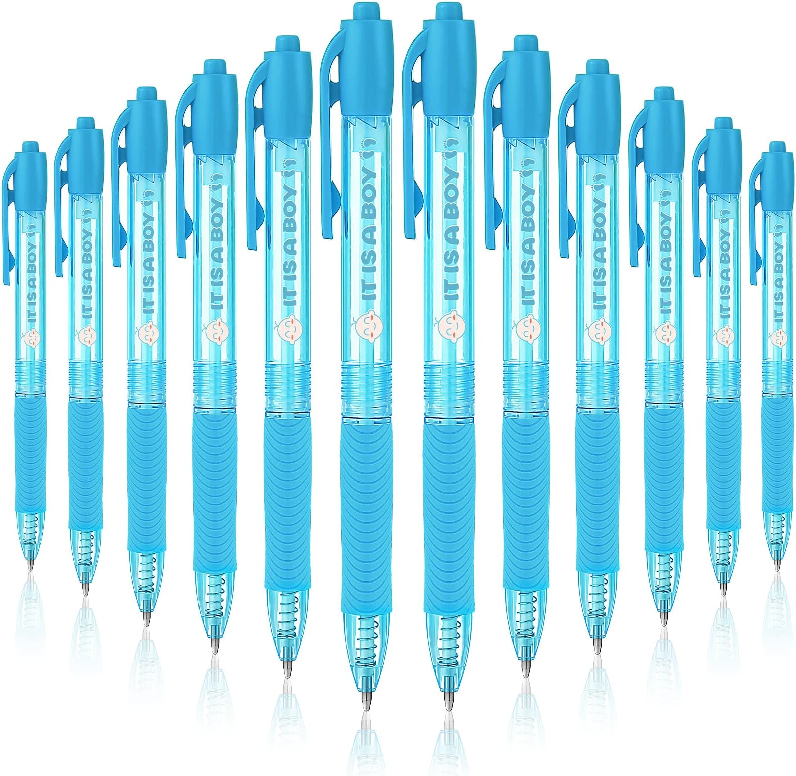 Amazon.com: Woanger 36 Pcs Baby Shower Pens for Boys Girls Retractable ...