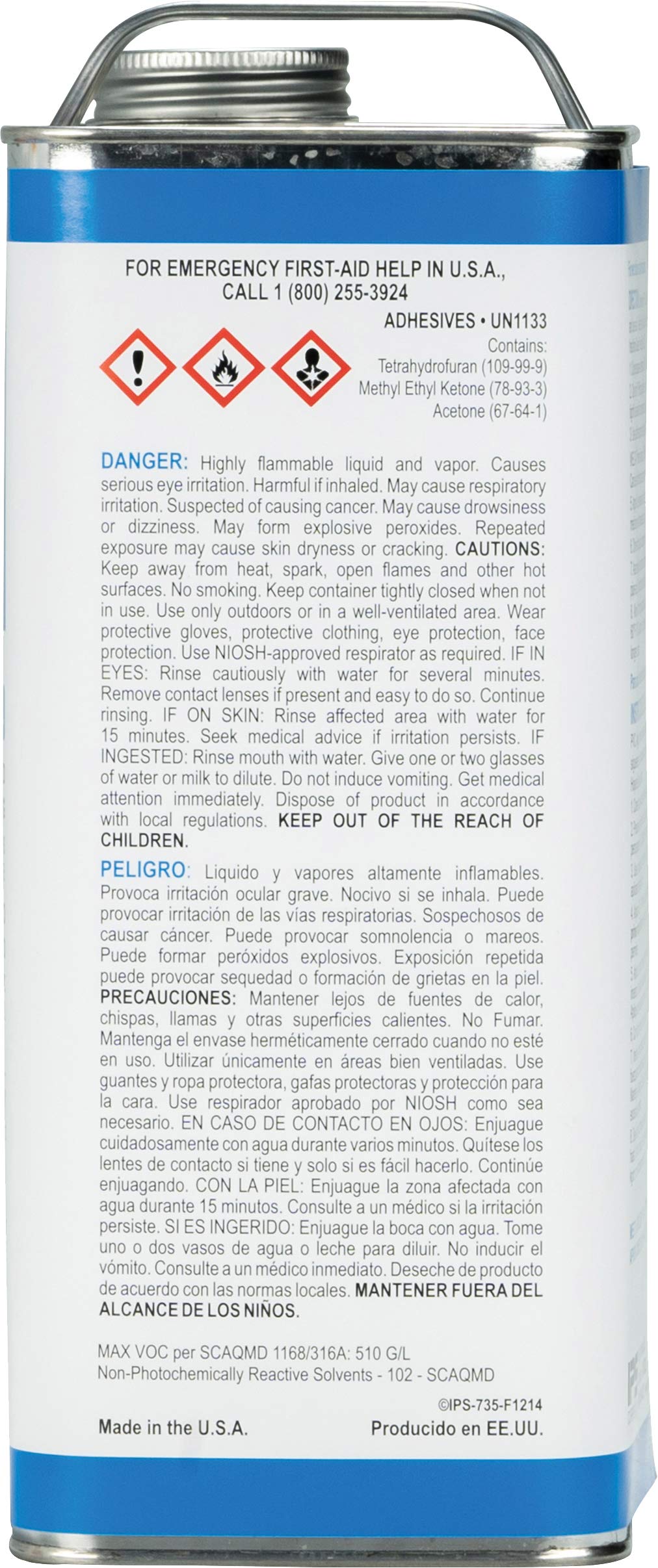 Snapklik.com : Weld-On 12494 735 Wet N Fast Medium-Bodied High Strength ...