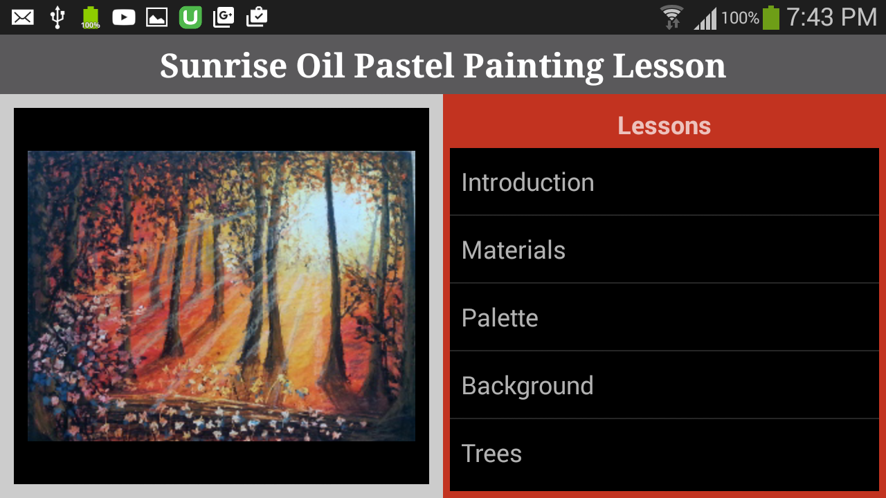 Sunrise Painting Lesson - App on Amazon Appstore