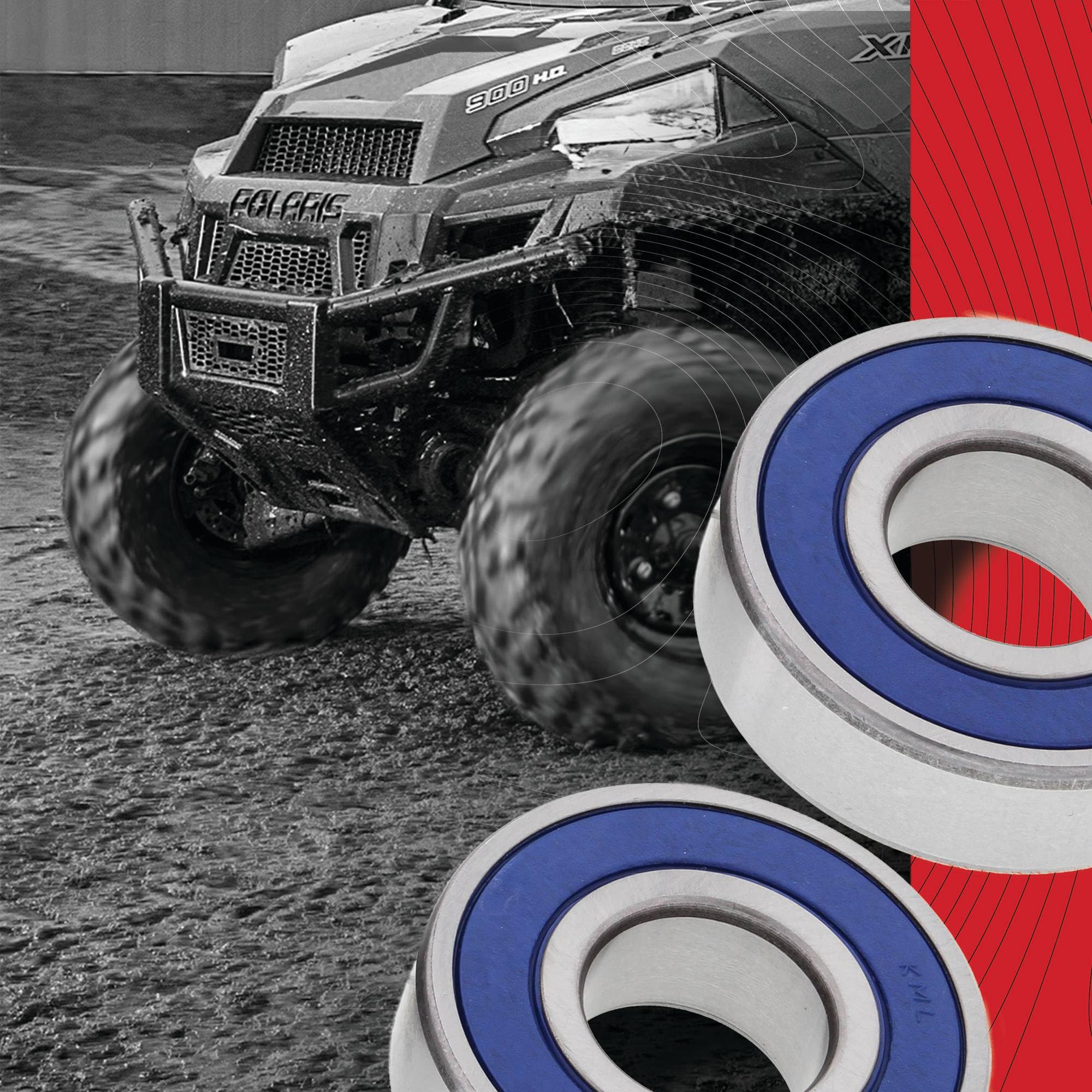 Kawasaki ATV Bearings All Balls Racing 25-1275 Wheel Bearing Kit ...