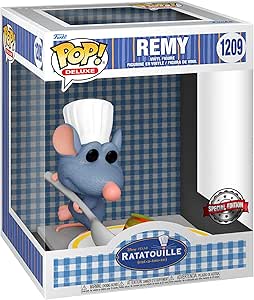 Pop! Deluxe: Ratatouille - Remy With Ratatouille Vinyl Figure : Amazon ...