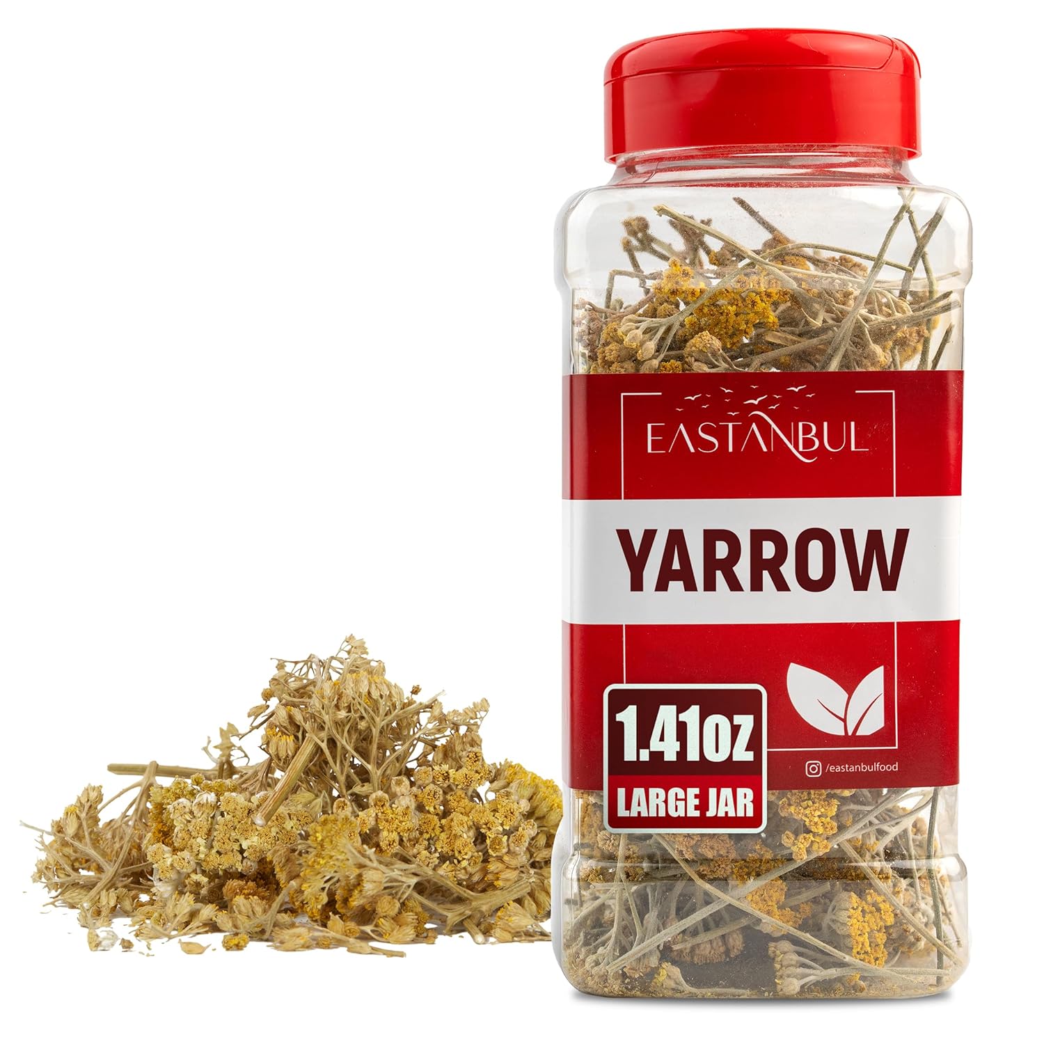 Amazon.com : Eastanbul Yarrow Tea, 1.41oz Yarrow Herb, Milenba Hierba ...
