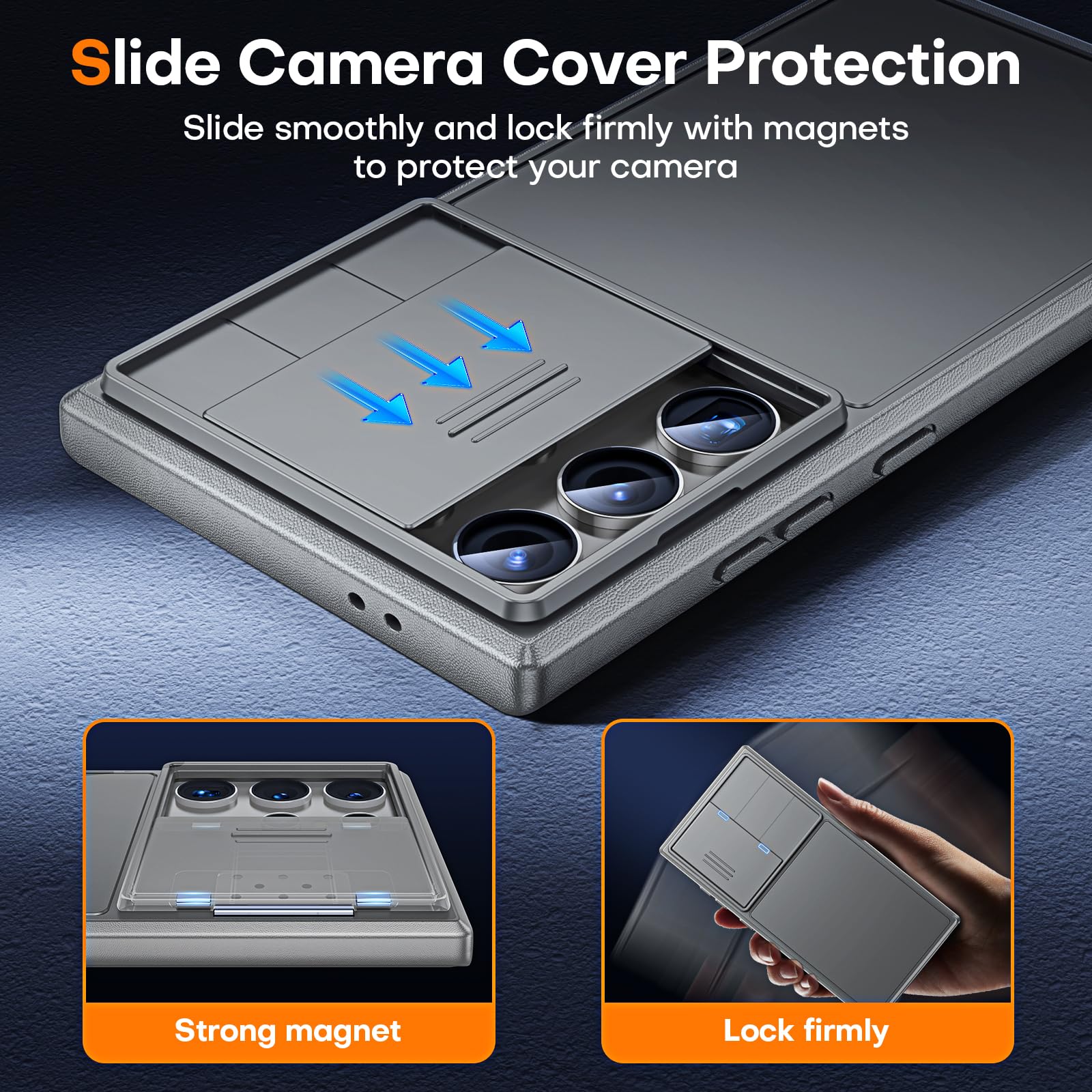 Snapklik.com : TAURI Kickstand For Samsung Galaxy S24 Ultra Case