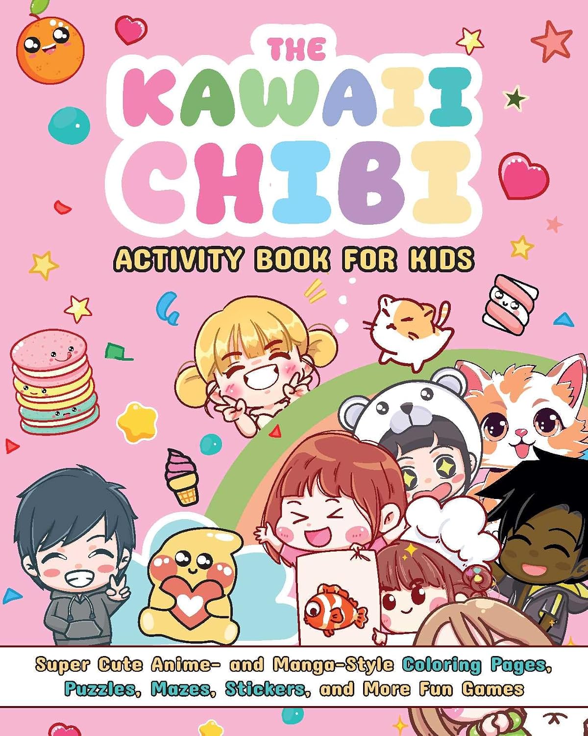 Amazon | The Kawaii Chibi Activity Book for Kids: Super-Cute Anime- and ...