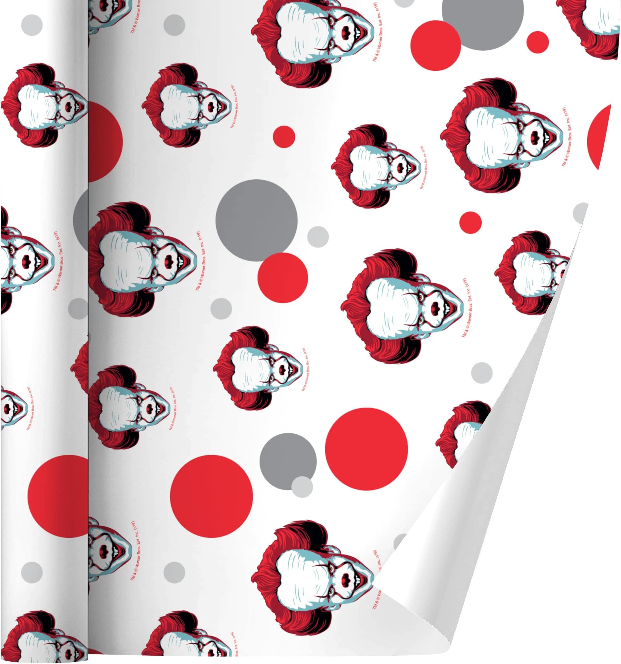 Amazon.com: GRAPHICS & MORE IT Pennywise Come Home Gift Wrap Wrapping ...