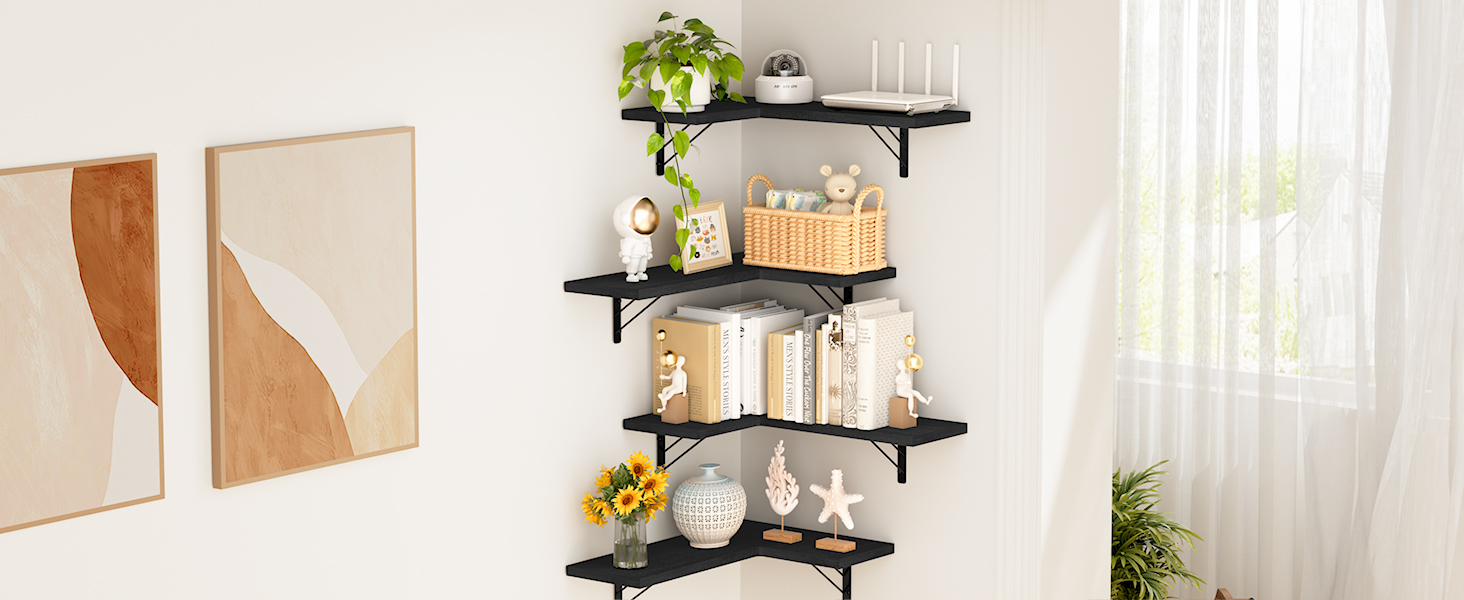 Watch Love-KANKEI 4-Tier Corner Shelves Series on Amazon Live