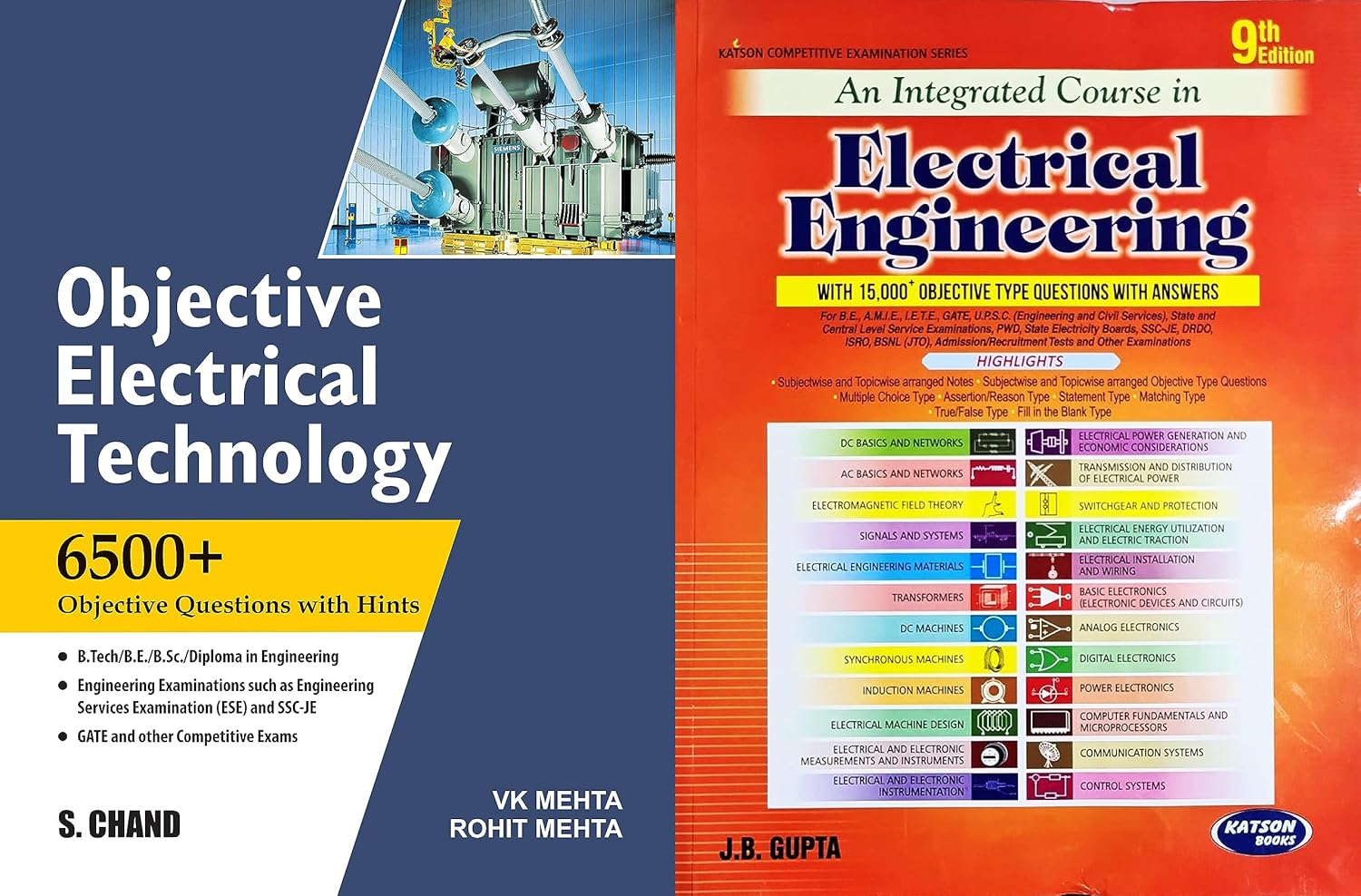 Buy Objective Electrical Technology - VK Mehta + An Integrated Course in Electrical Engineering ...
