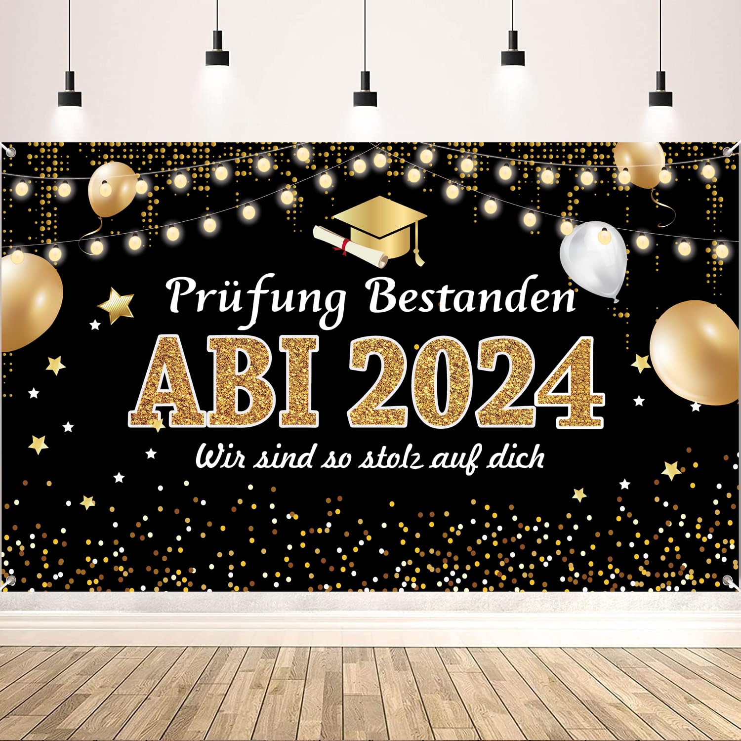 Herzlichen Glückwunsch Zum Abschluss 2024 Abschluss Hintergrund
