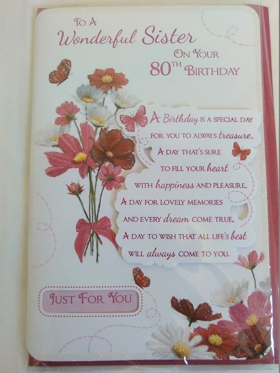 To A Wonderful Sister On Your 80th Birthday Just For You 80 Eighty to-a-wonderful-sister-on-your-80th-birthday-just-for-you-80-eighty