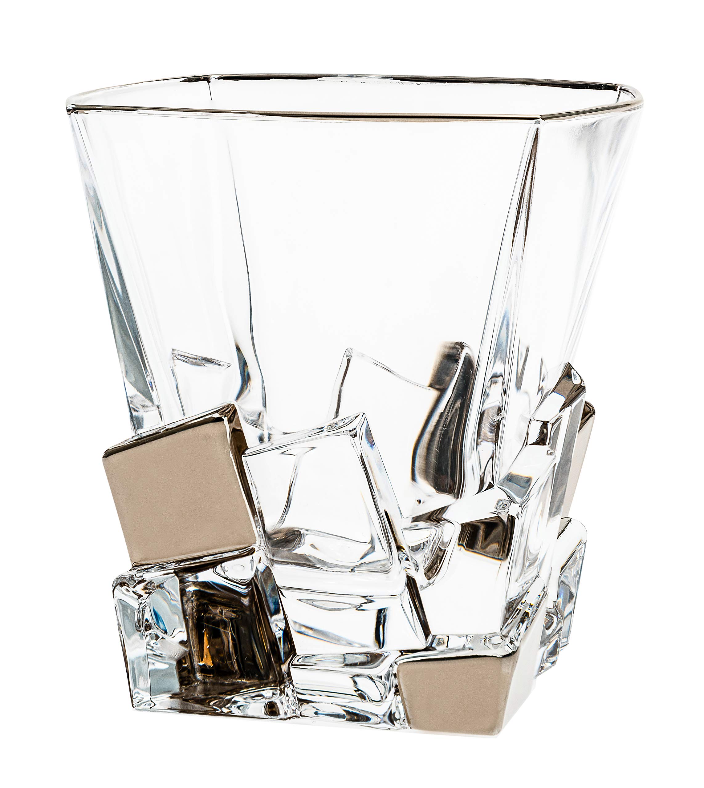 Buy Barski - European Quality Glass - Crystal - Set of 6 - Square ...