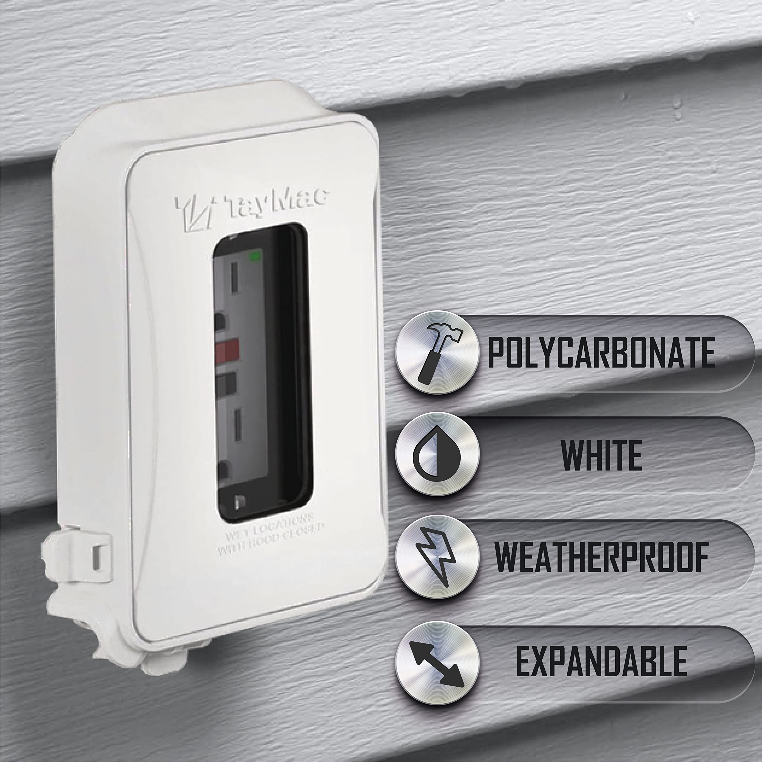 Snapklik.com : 1-Gang Weatherproof In-Use Cover
