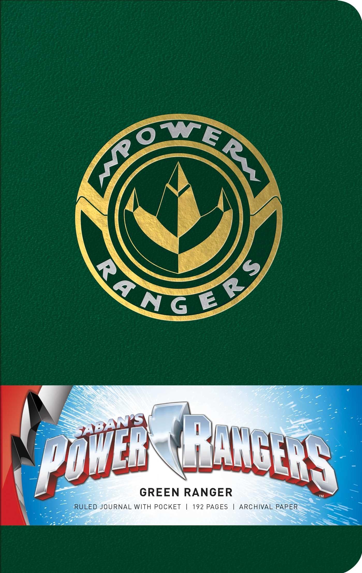 Power Rangers: Green Ranger Hardcover Ruled Journal (90's Classics ...